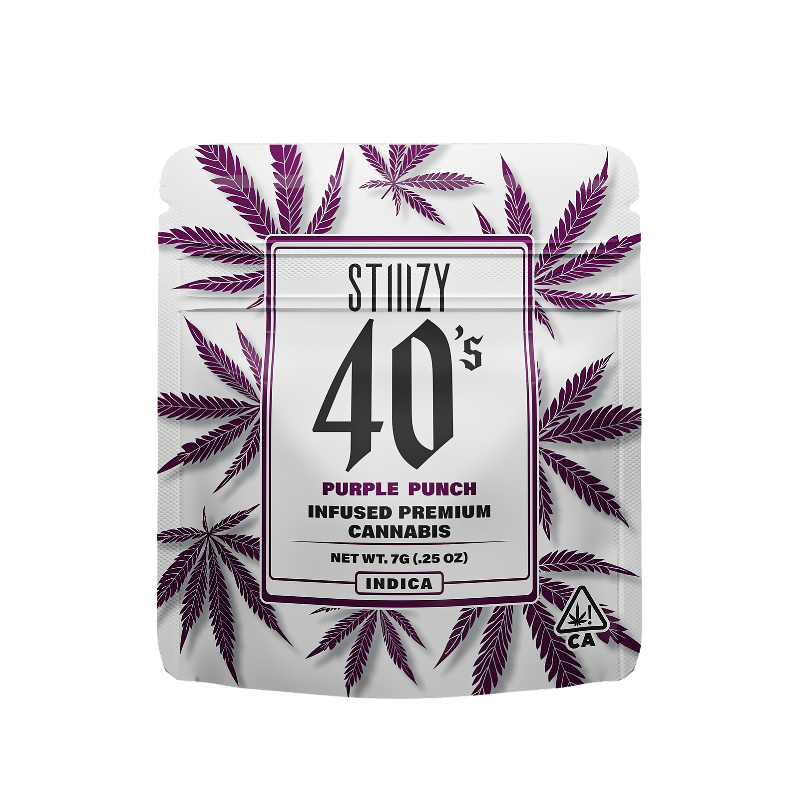 STIIIZY: PURPLE PUNCH 40's INFUSED MYLAR 7G | Leafly