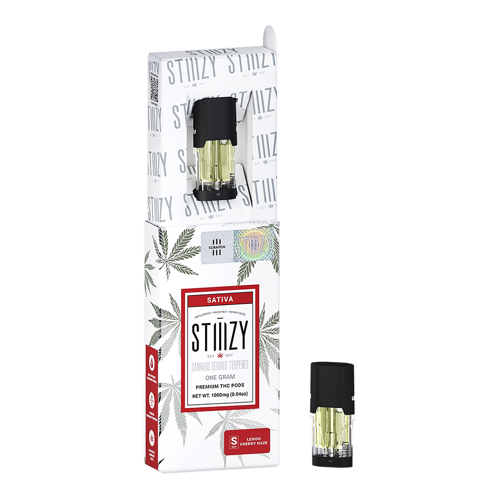 STIIIZY: LEMON CHERRY HAZE - CANNABIS DERIVED TERPENES POD 1G | Leafly
