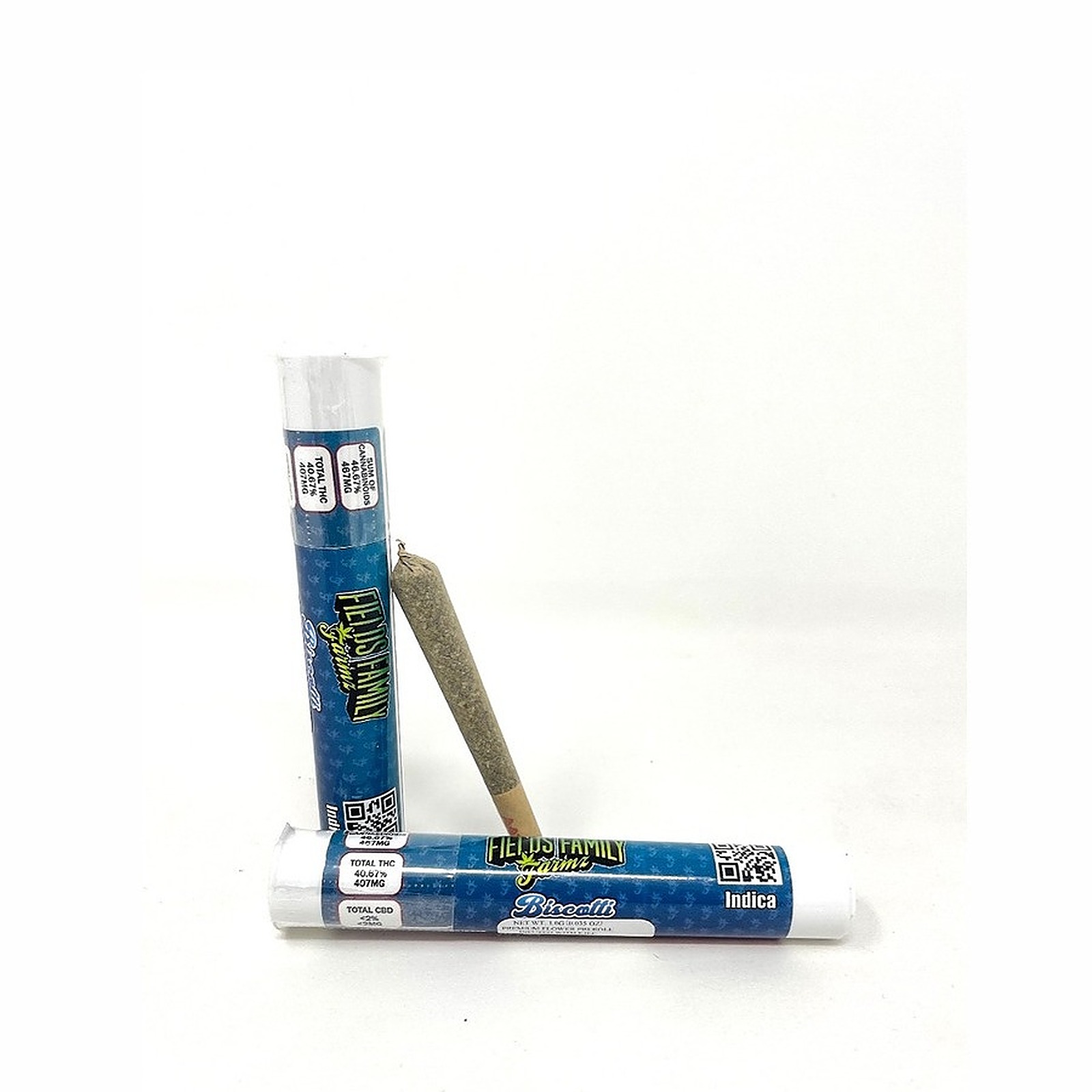 Fields Family Farmz: Biscotti 1g Kief Infused Pre-Rolls | Leafly