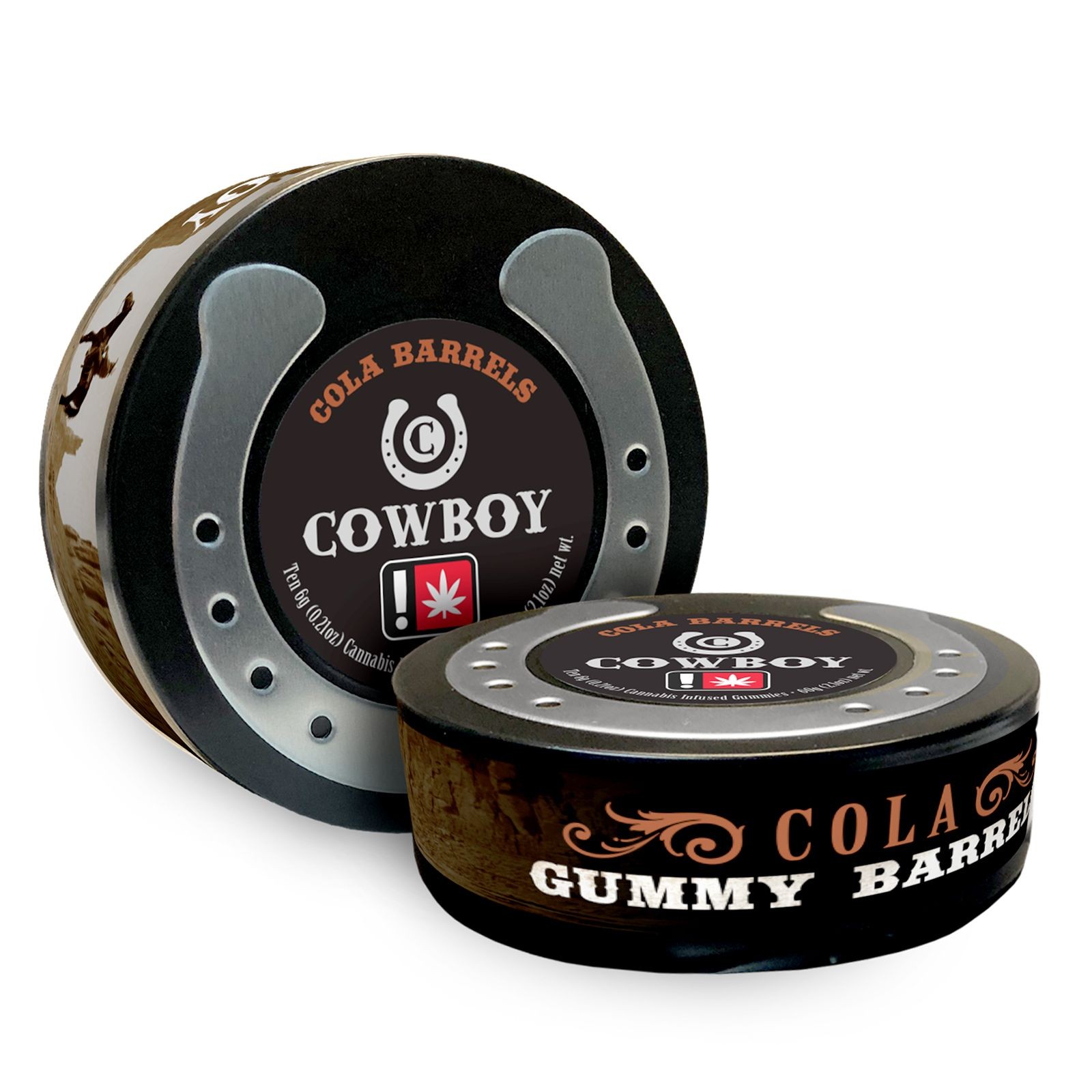 Cowboy Cannabis: Cowboy Gummy Barrels - Cola | Leafly