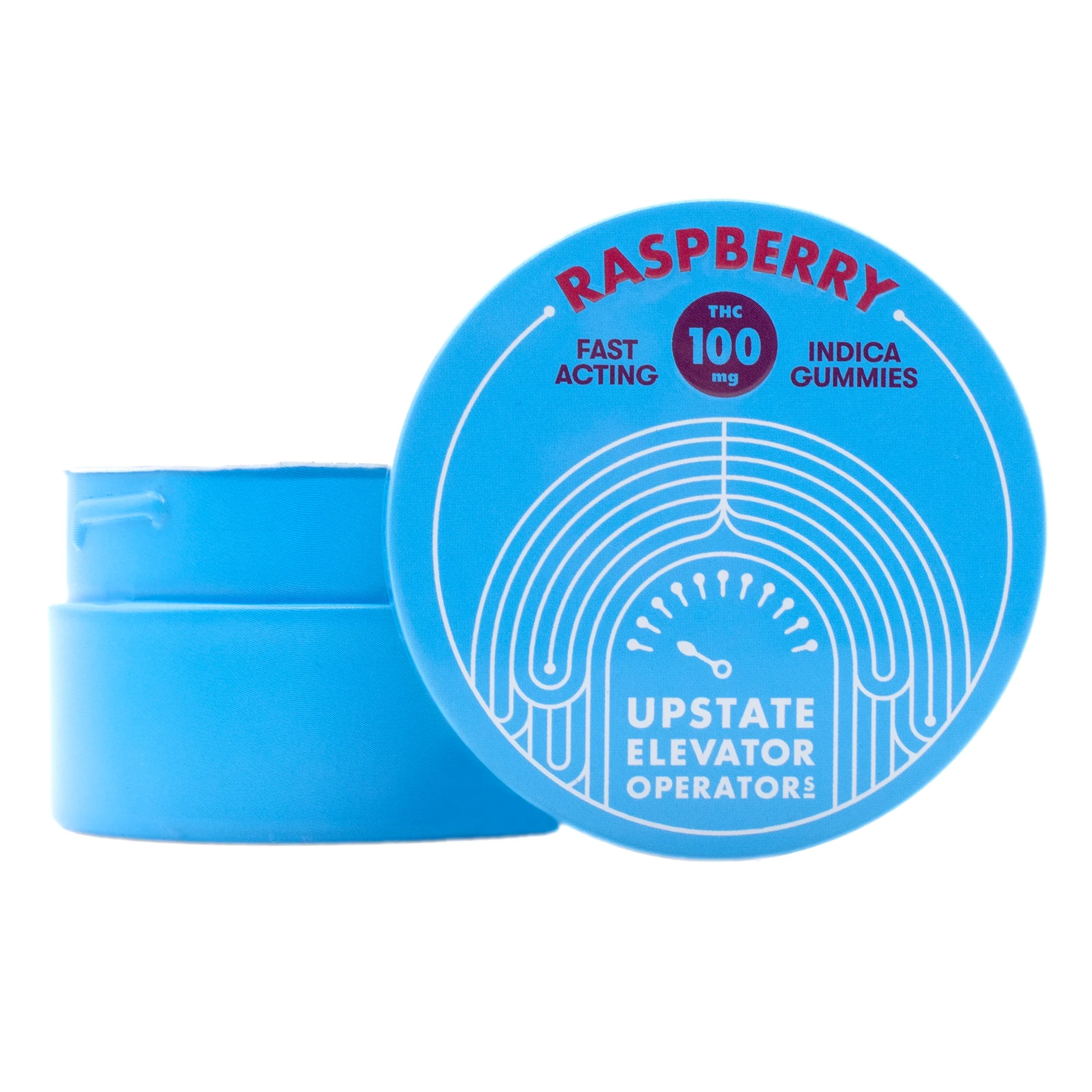 Upstate Elevator Operators: 10mg Fast-Acting THC+CBN Gummy, Raspberry ...
