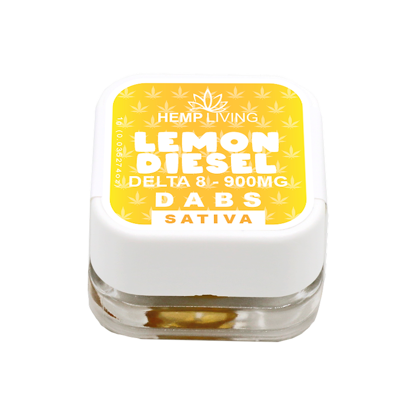Hemp Living: Hemp Living Delta 8 Dab Wax 1g Jar - Lemon Diesel 900mg ...