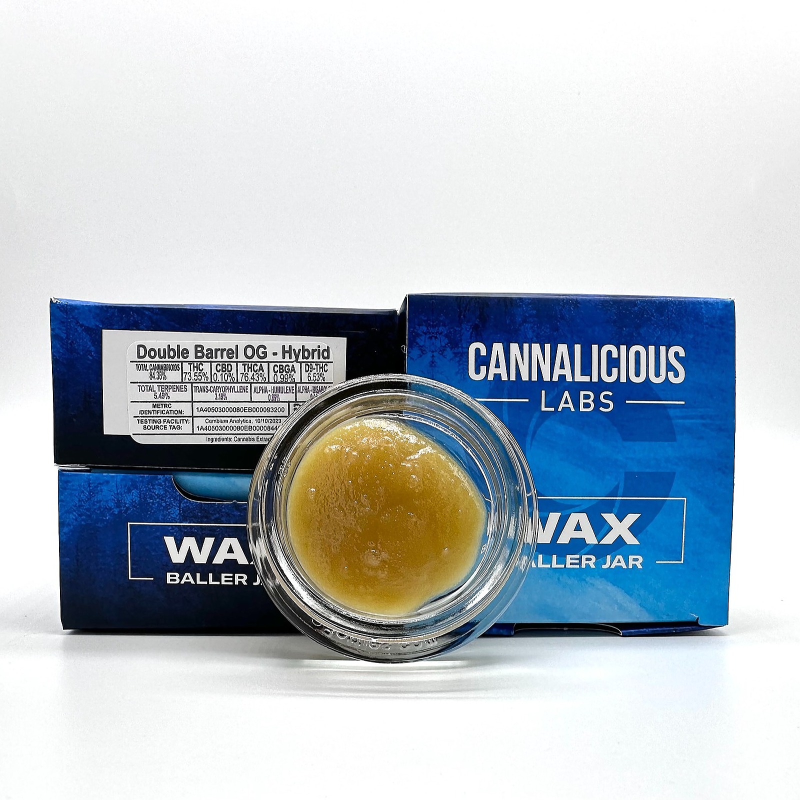 Cannalicious Labs: Double Barrell OG Wax Baller Jar - Hybrid | Leafly