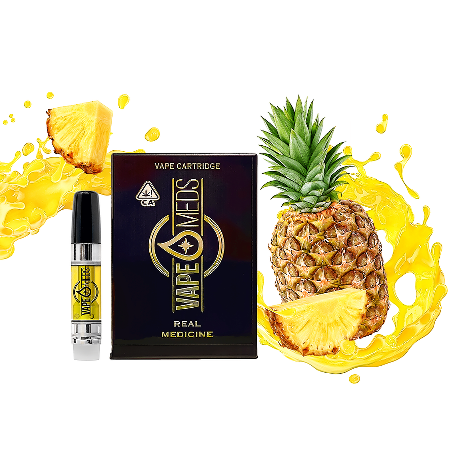 𝐕𝐀𝐏𝐄𝐌𝐄𝐃𝐒®: Pineapple Diesel Vape Cartridge | Leafly