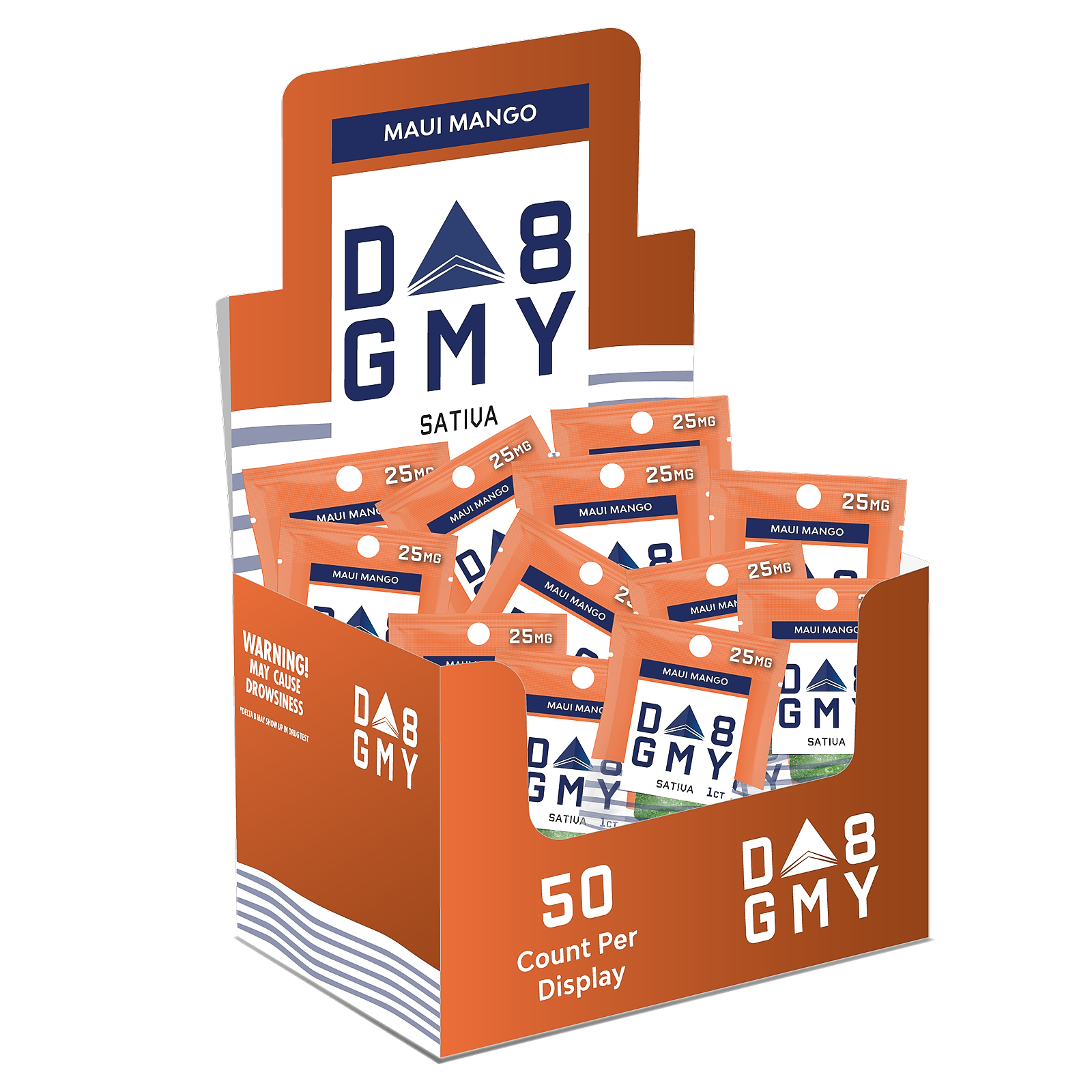 A Gift From Nature: Delta 8 Gummy 25mg Maui Mango - 50 Count | Leafly