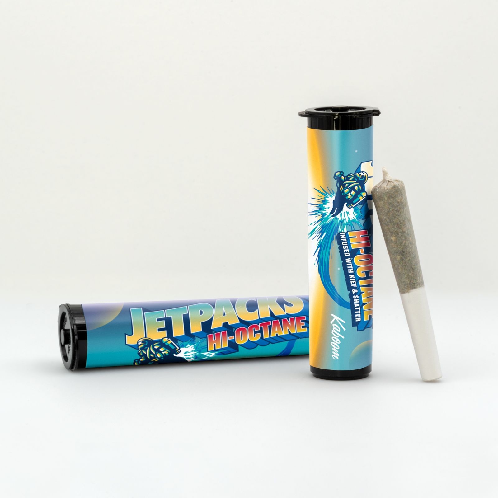 Jetpacks: Kaboom 0.5G Sativa Pre-Roll Enhanced with Kief & Stardust ...