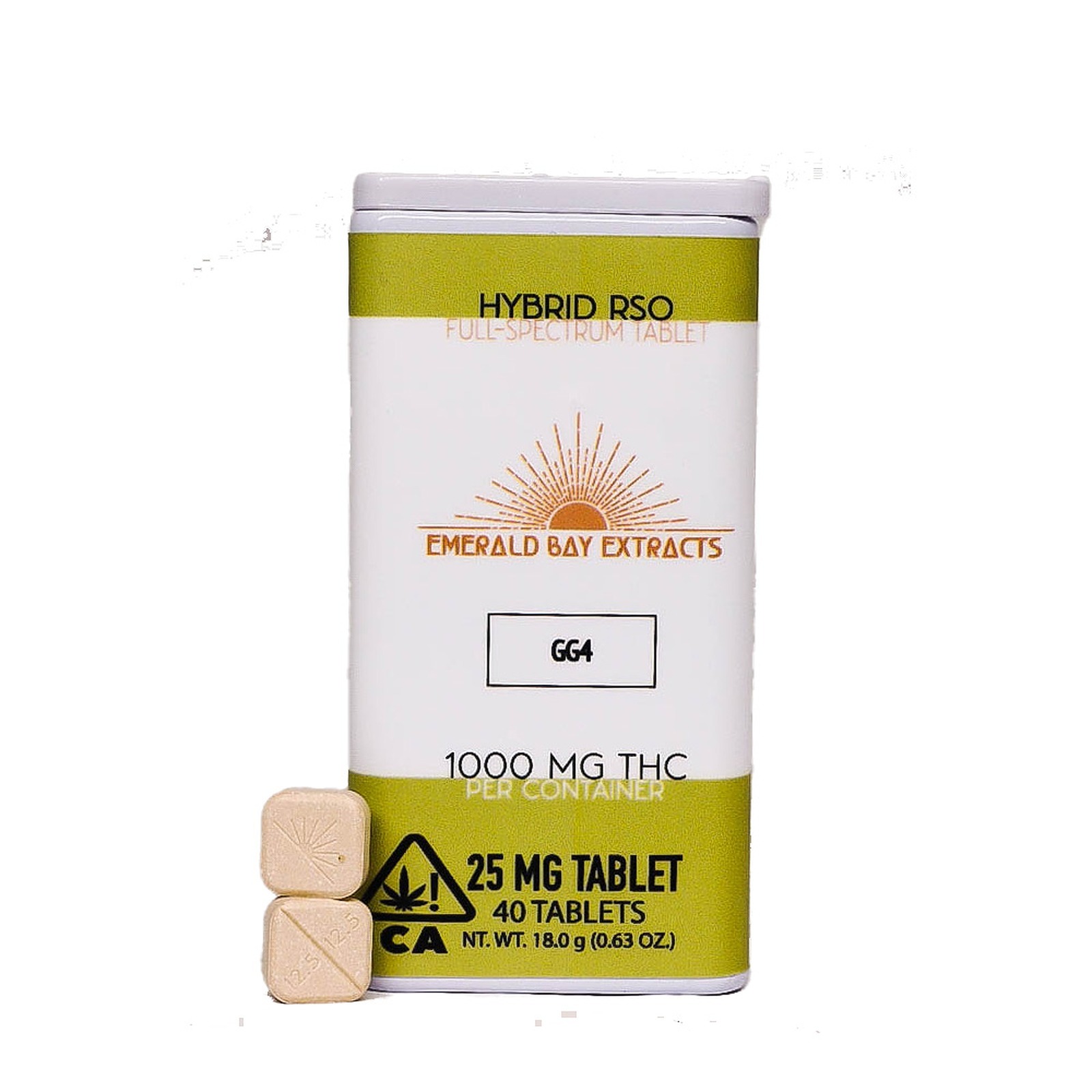 Emerald Bay Extracts: GG4 RSO Tablet [25mg] (1000mg Package) | Leafly