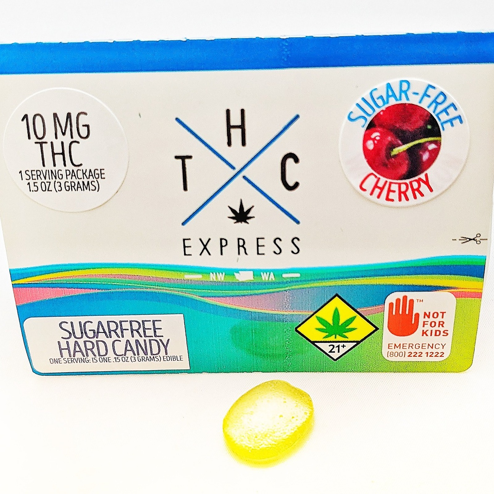 THC Express: Cherry SugarFree Hard Candies 10mg Single | Leafly THC Express: Cherry SugarFree Hard Candies 10mg Single | Leafly