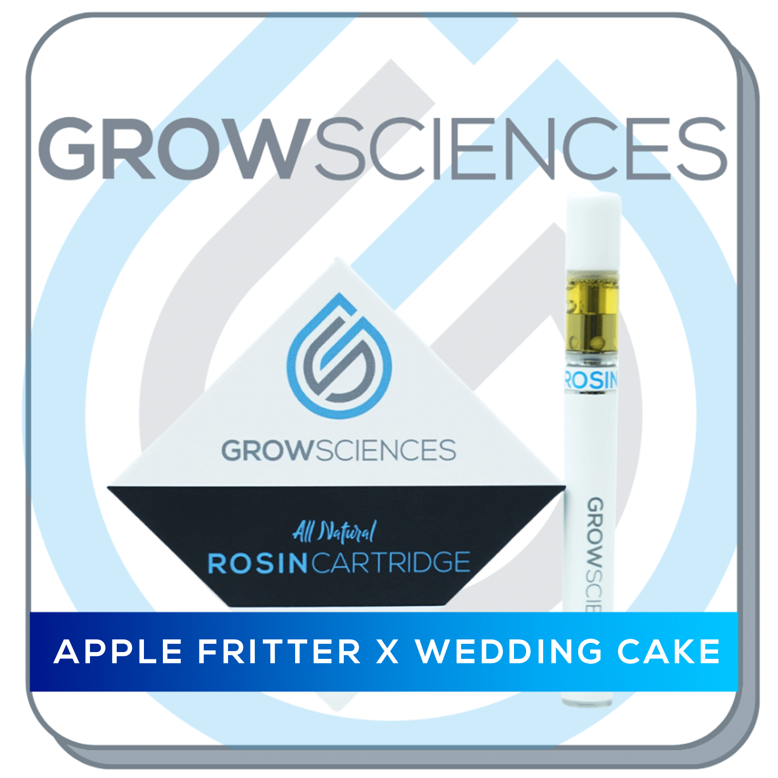 Grow Sciences: Apple Fritter x Wedding Cake Live Hash Rosin Cartridge (.5g) | Leafly