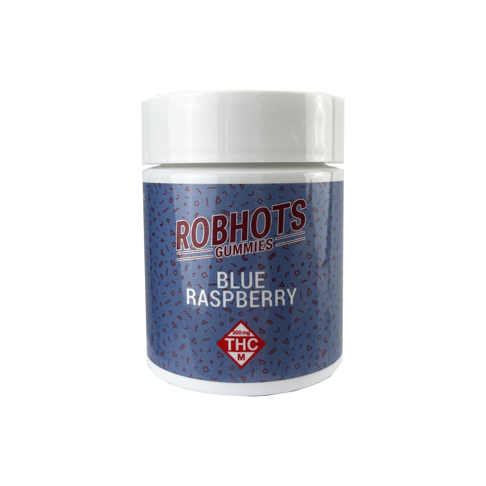 Robhots Edibles: Robhots Blue Raspberry Gummies - 300 mg | Leafly