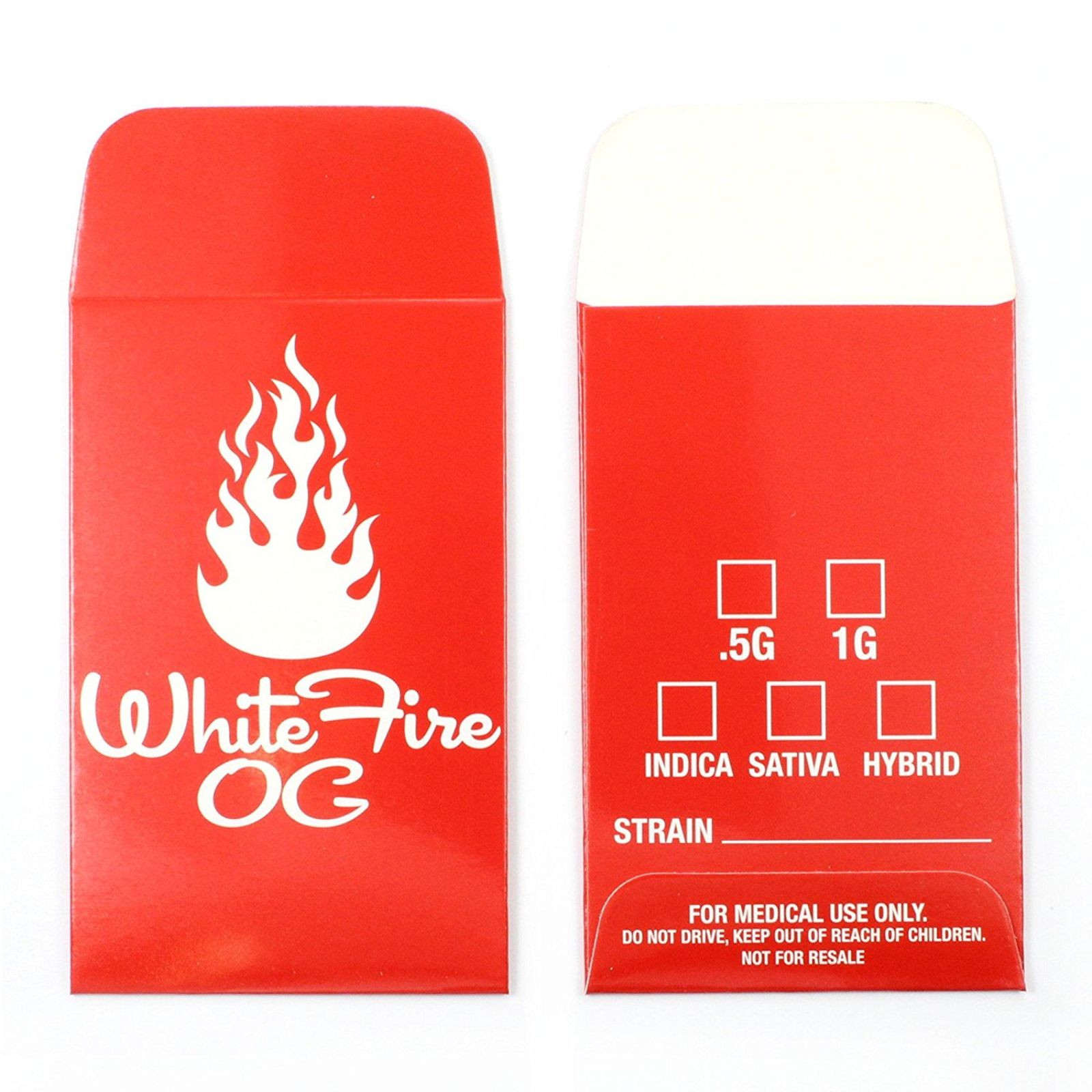 Shatter Labels: 25 White Fire OG Cannabis Strain Concentrate Shatter ...