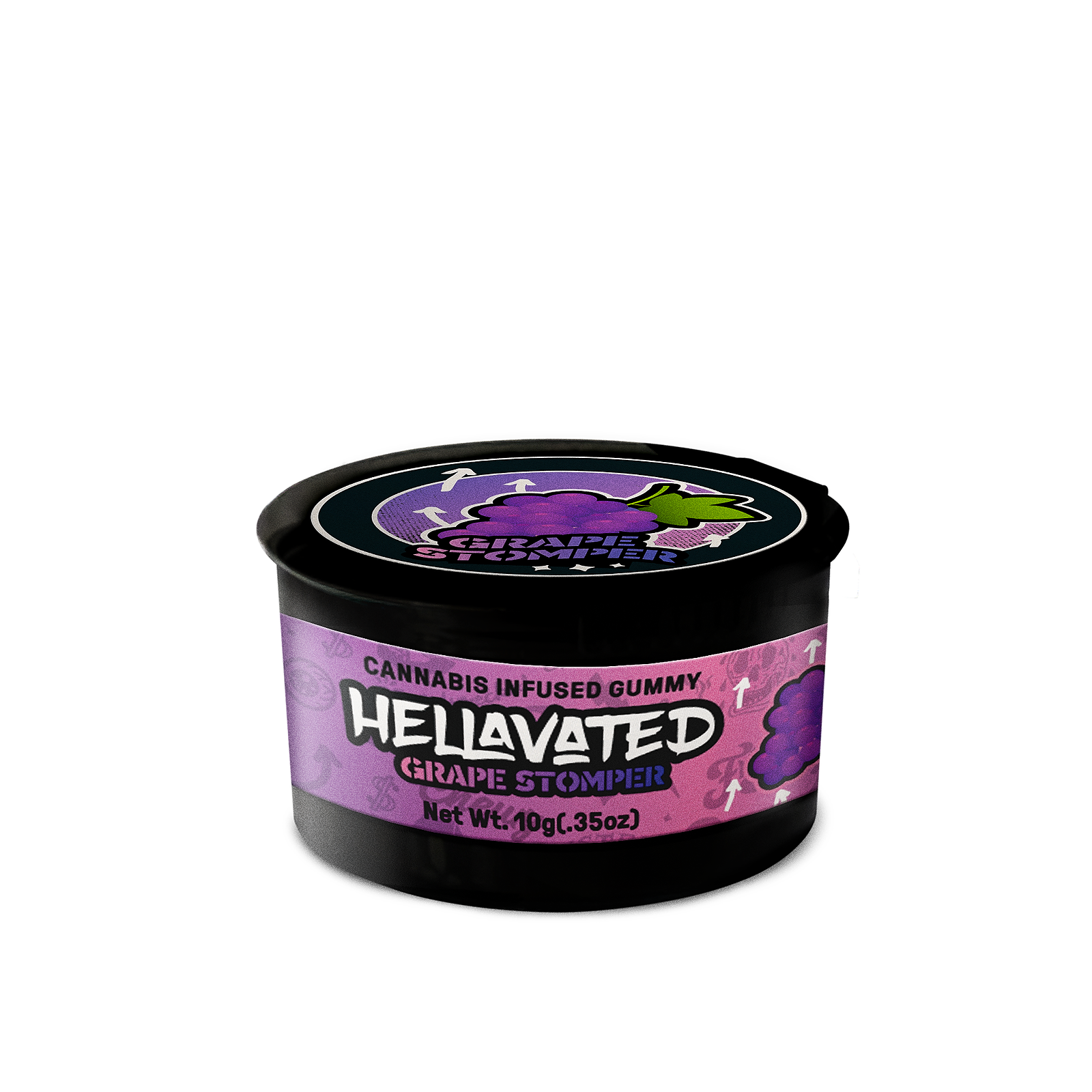 Hellavated: Grape Stomper (1pc) Gummiez 100mg | Leafly