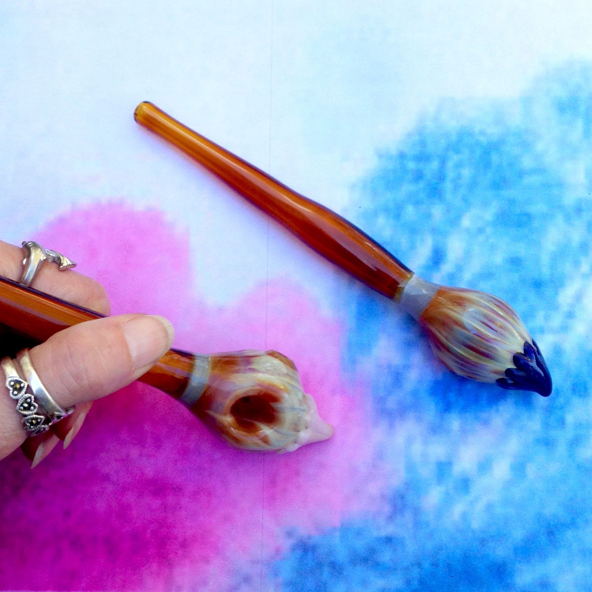 Humble Pride Glass: Paintbrush Glass Pipe | Leafly