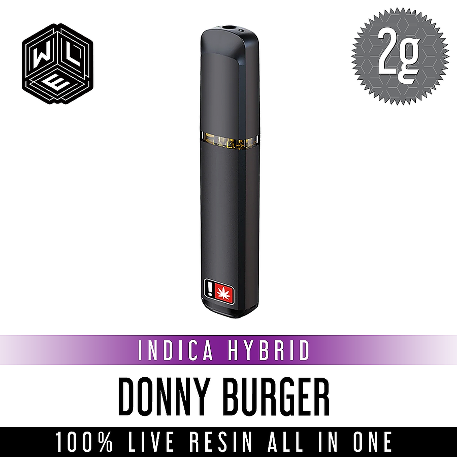 White Label Extracts: Donny Burger All-In-One 100% Live Resin Cartridge ...