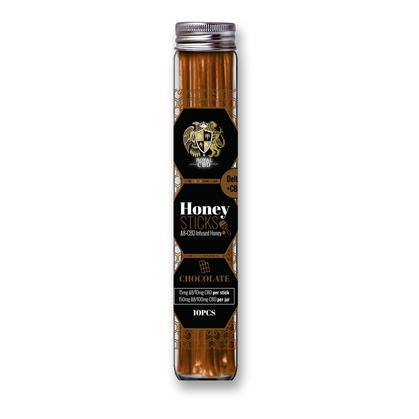 RA Royal: R.A. Royal Delta-8 with CBD Honey Sticks (Chocolate) | Leafly