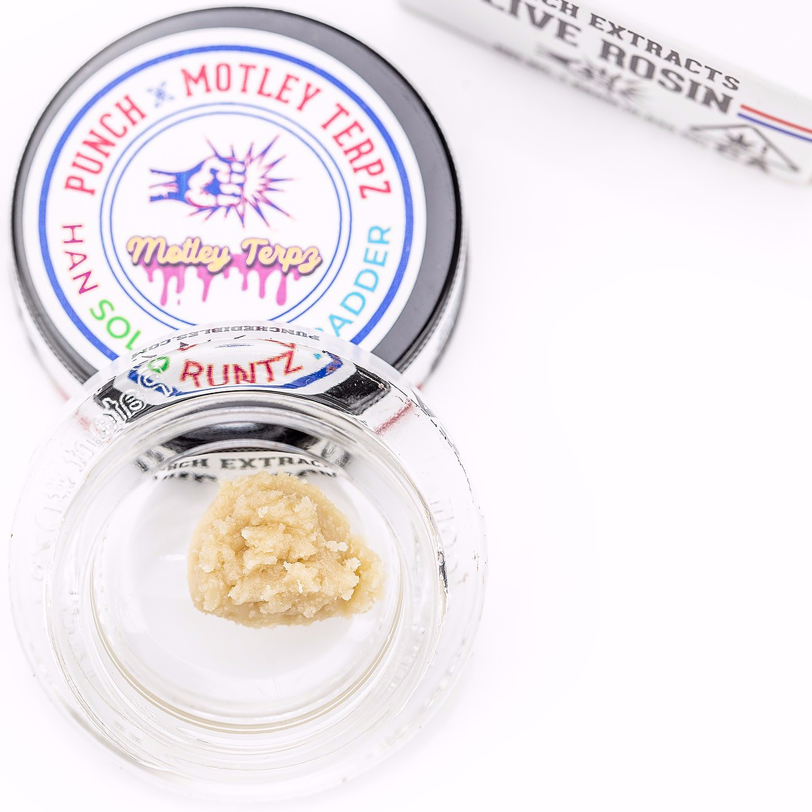 Punch: Han Solo Runtz Tier 4 Live Rosin Cold Cure Badder (1g) | Leafly