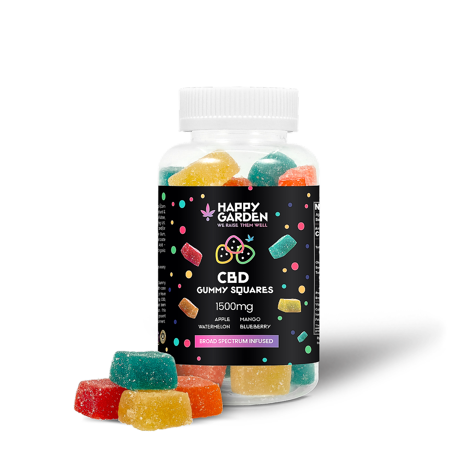 Happy Garden CBD: CBD Infused Gummies 1500mg | Leafly