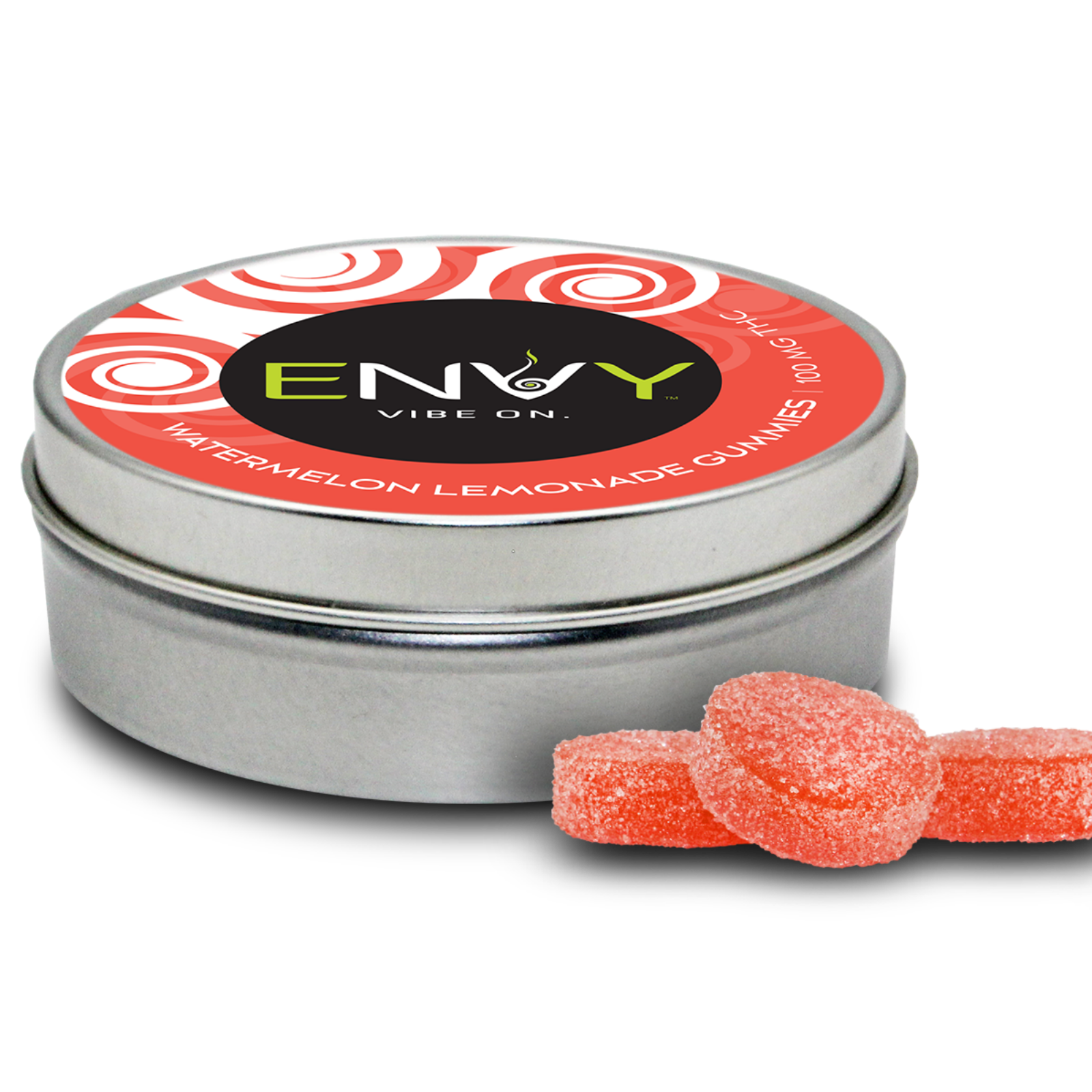 ENVY: Watermelon Lemonade Gummies 100mg 10-pack | Leafly