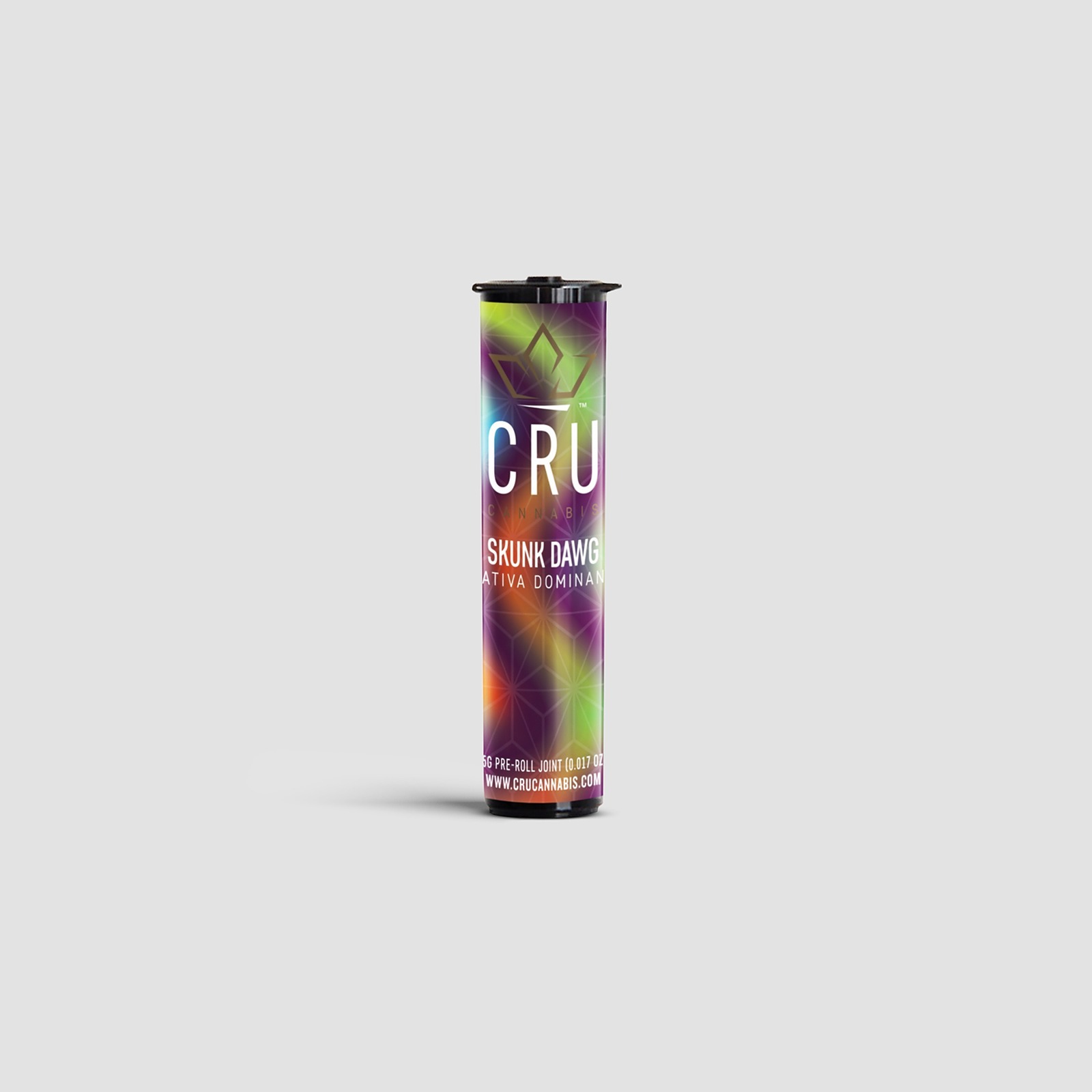 CRU Cannabis: Skunk Dawg (0.5G Sativa Pre-Roll) | Leafly