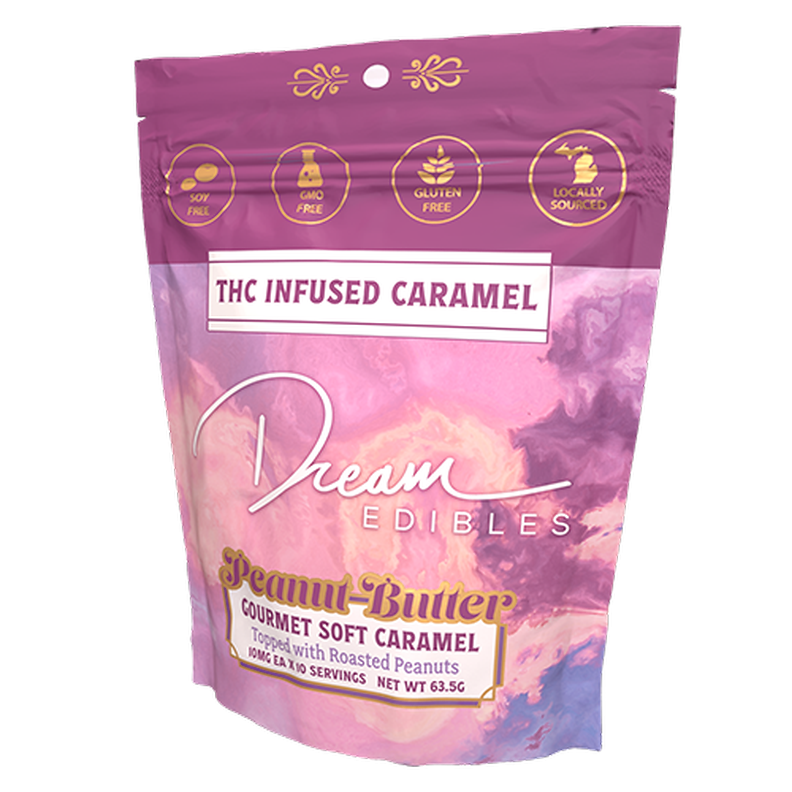 Dream: Dream Edibles - Peanut Butter Multipack (10mg x 10 units) | Leafly