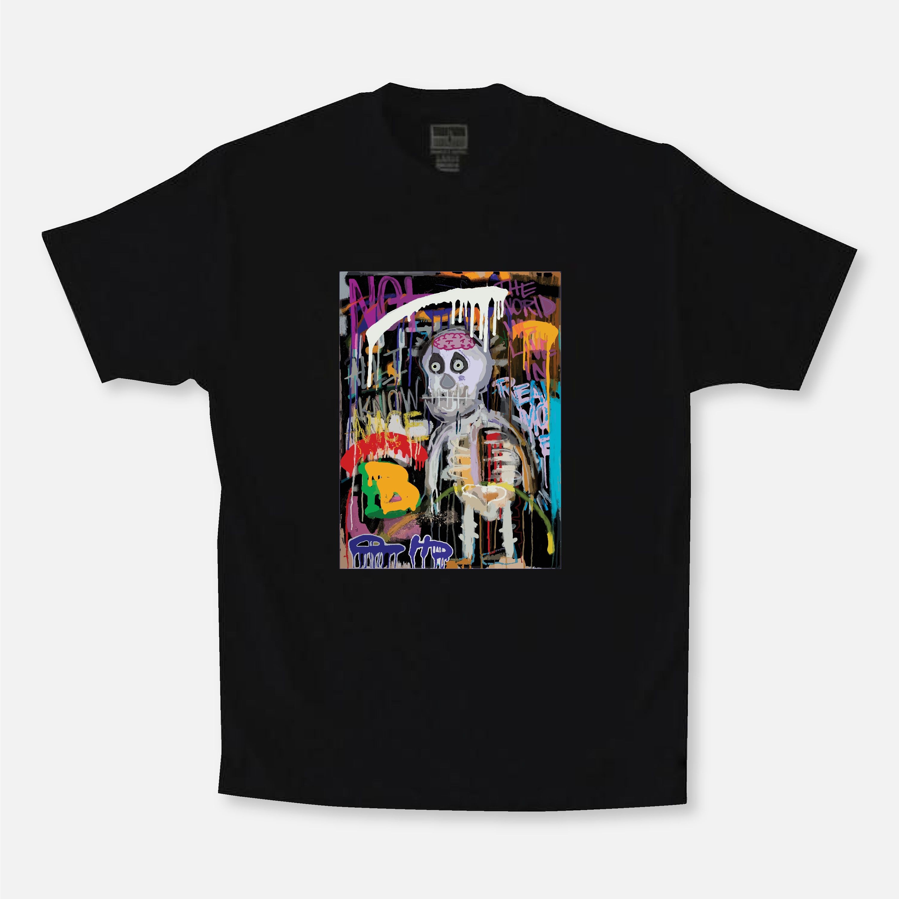 Tango Hotel Collection: Canvas to Reality | Skull Drip Graphic Tee | Leafly