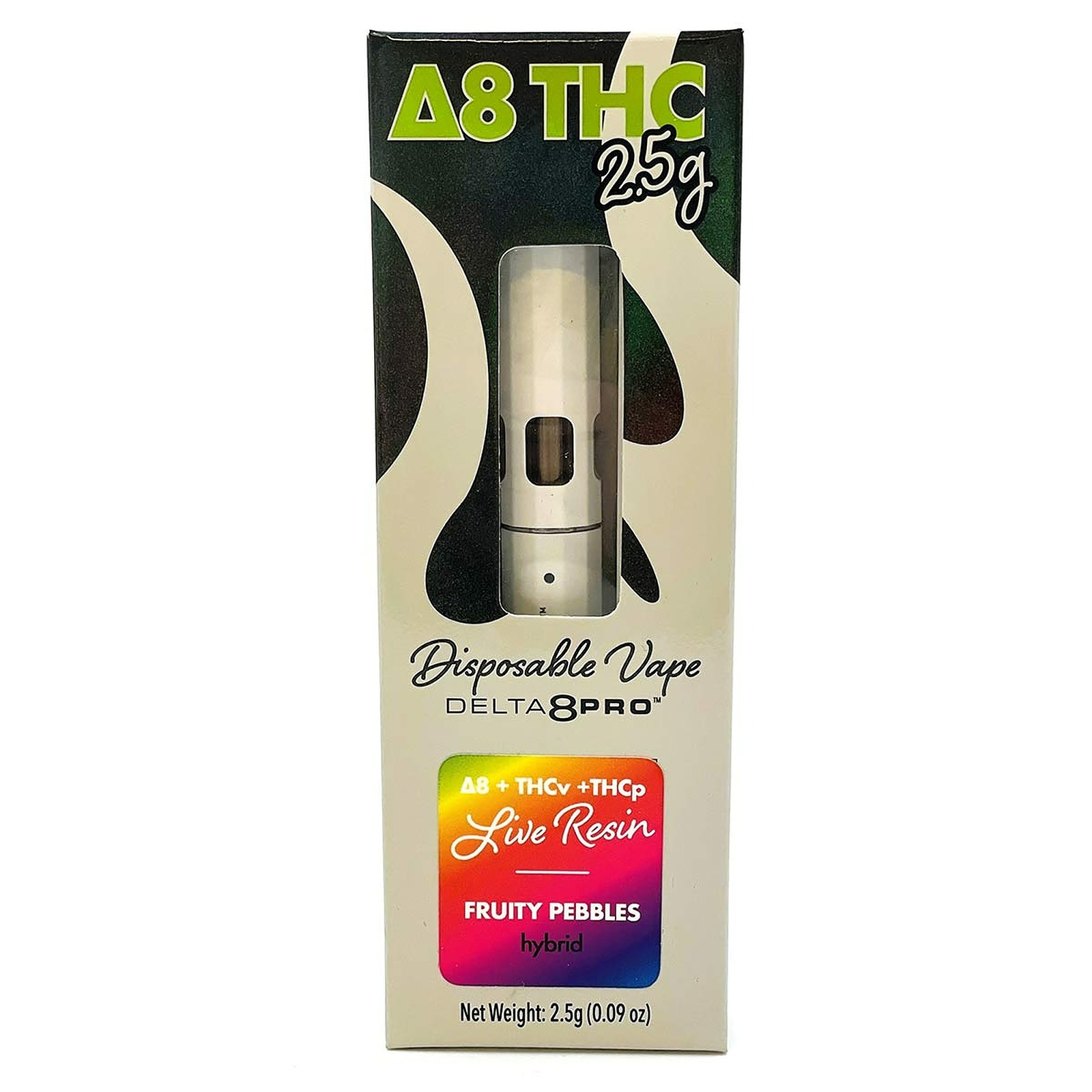 Delta 8 Pro: 2.5mL Live Resin Disposable - Fruity Pebbles (Delta-8 ... Delta 8 Pro: 2.5mL Live Resin Disposable - Fruity Pebbles (Delta-8 ...
