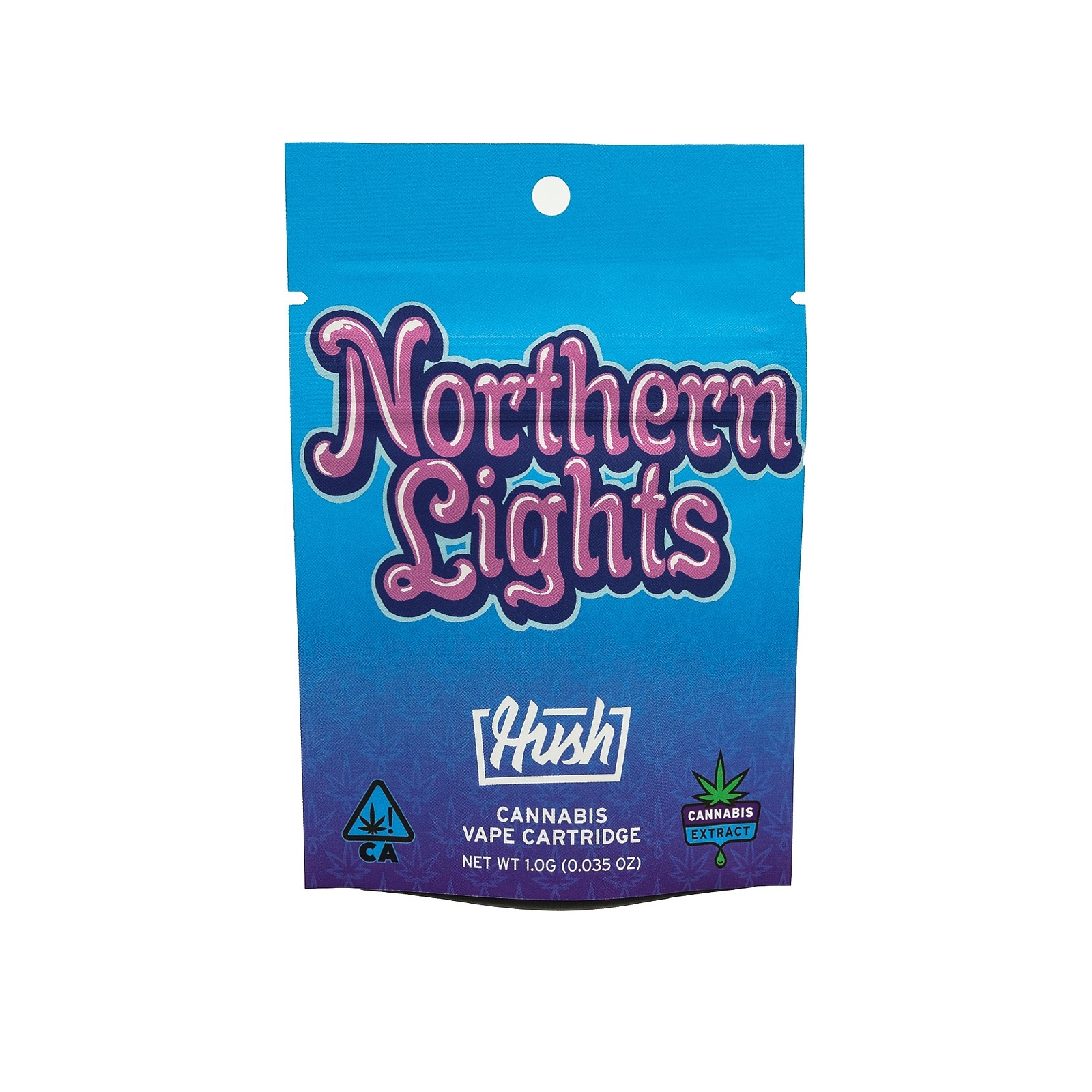 HUSH: Northern Lights Flavored Distillate Vape Cartridge 1g | Leafly