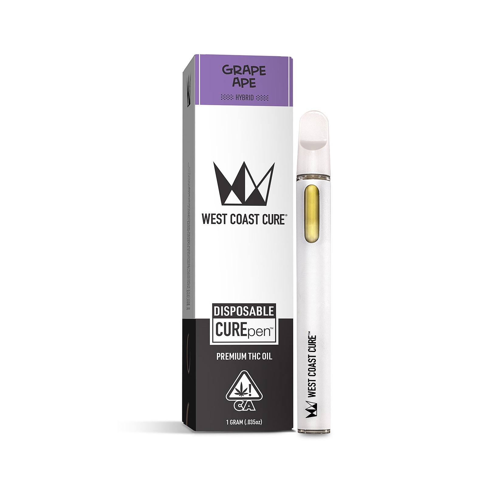 West Coast Cure: Grape Ape Disposable CUREpen - 1G | Leafly