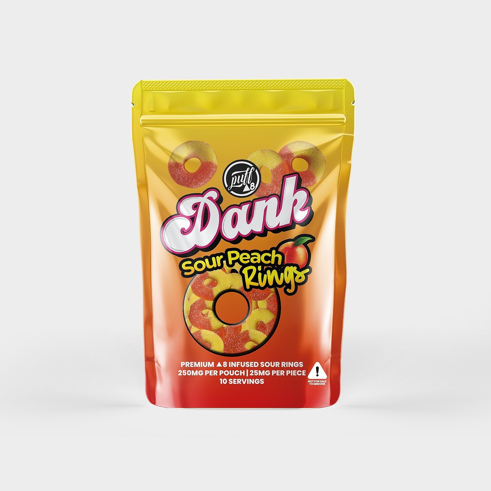 Puff Xtrax: PUFF XTRAX | Delta-8 Dank Sour Peach Rings | Leafly