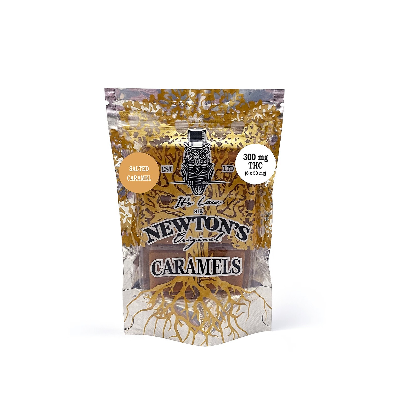 Sir Newton’s Original: Sir Newton's Caramel Salted 300mg | Leafly