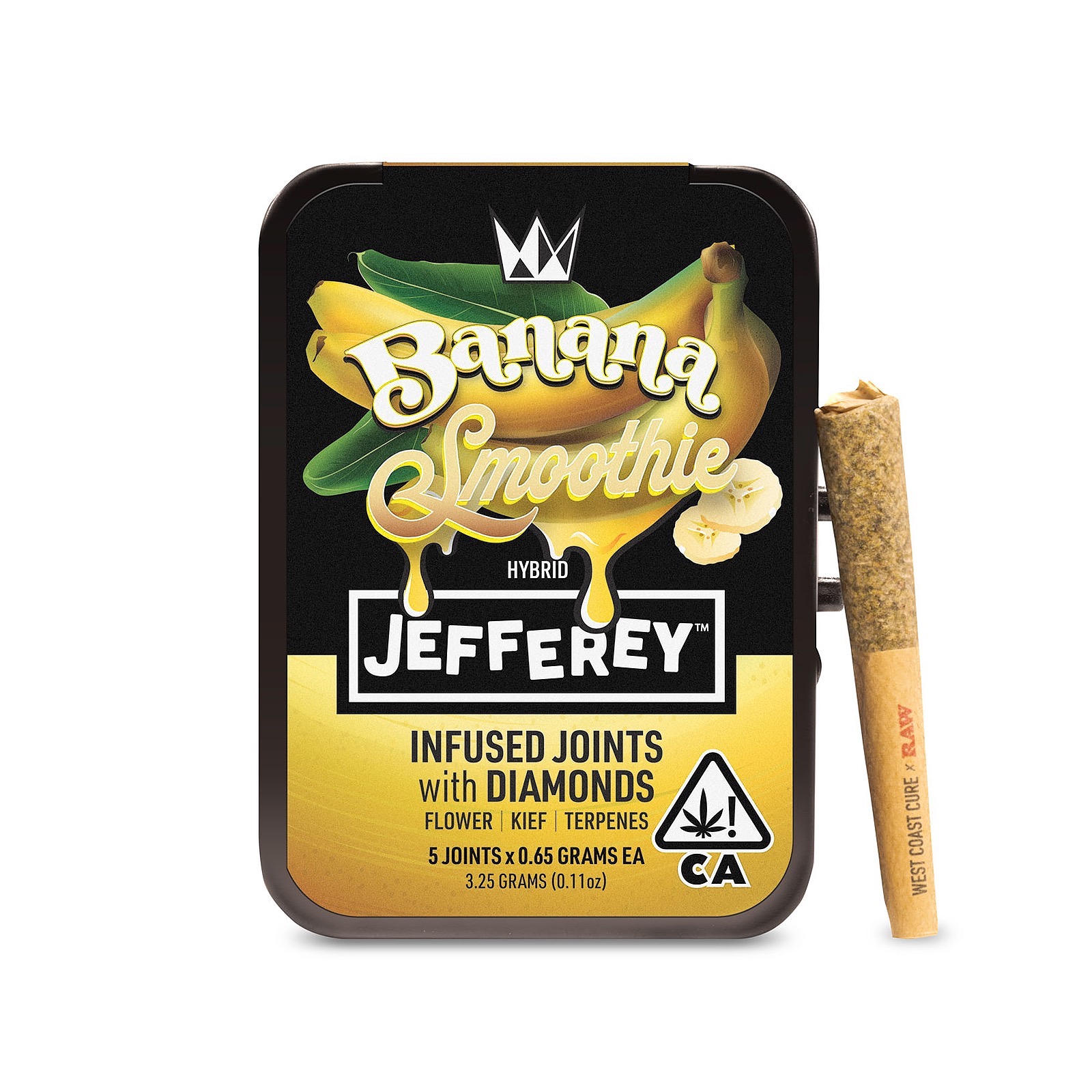 West Coast Cure: Banana Smoothie - Jefferey Infused Joint .65g 5 Pack ...