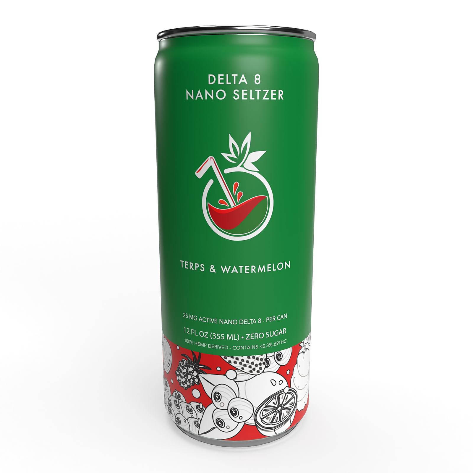 Do Eight: Do Eight Nano Seltzer - 25 MG Delta 8 - Terps & Watermelon ...