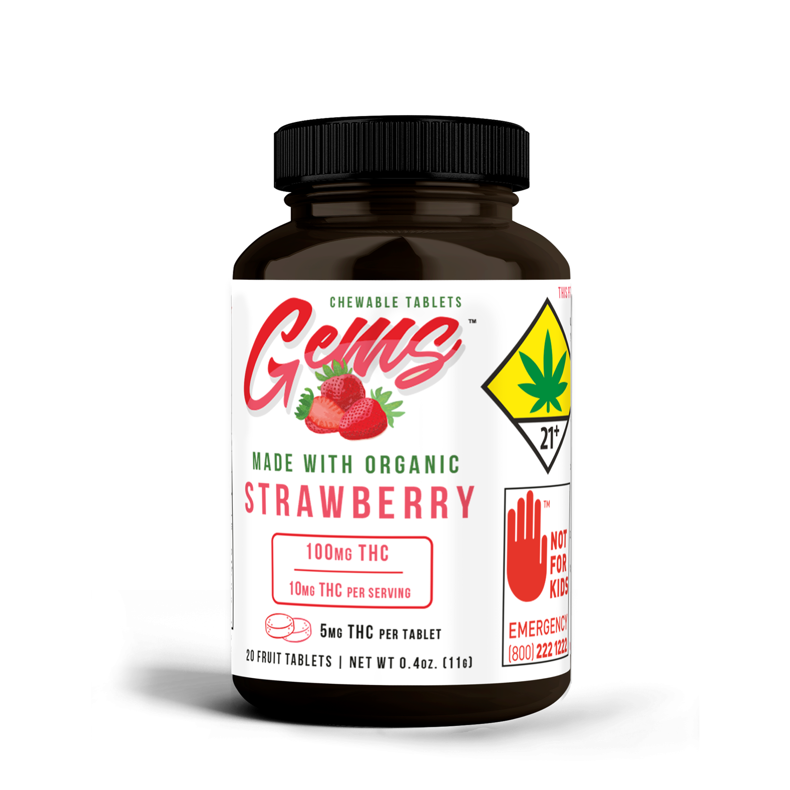 Gemstone Cannabis: Gems™ Cannabis Chewable Fruit Tablets (10 serving ...