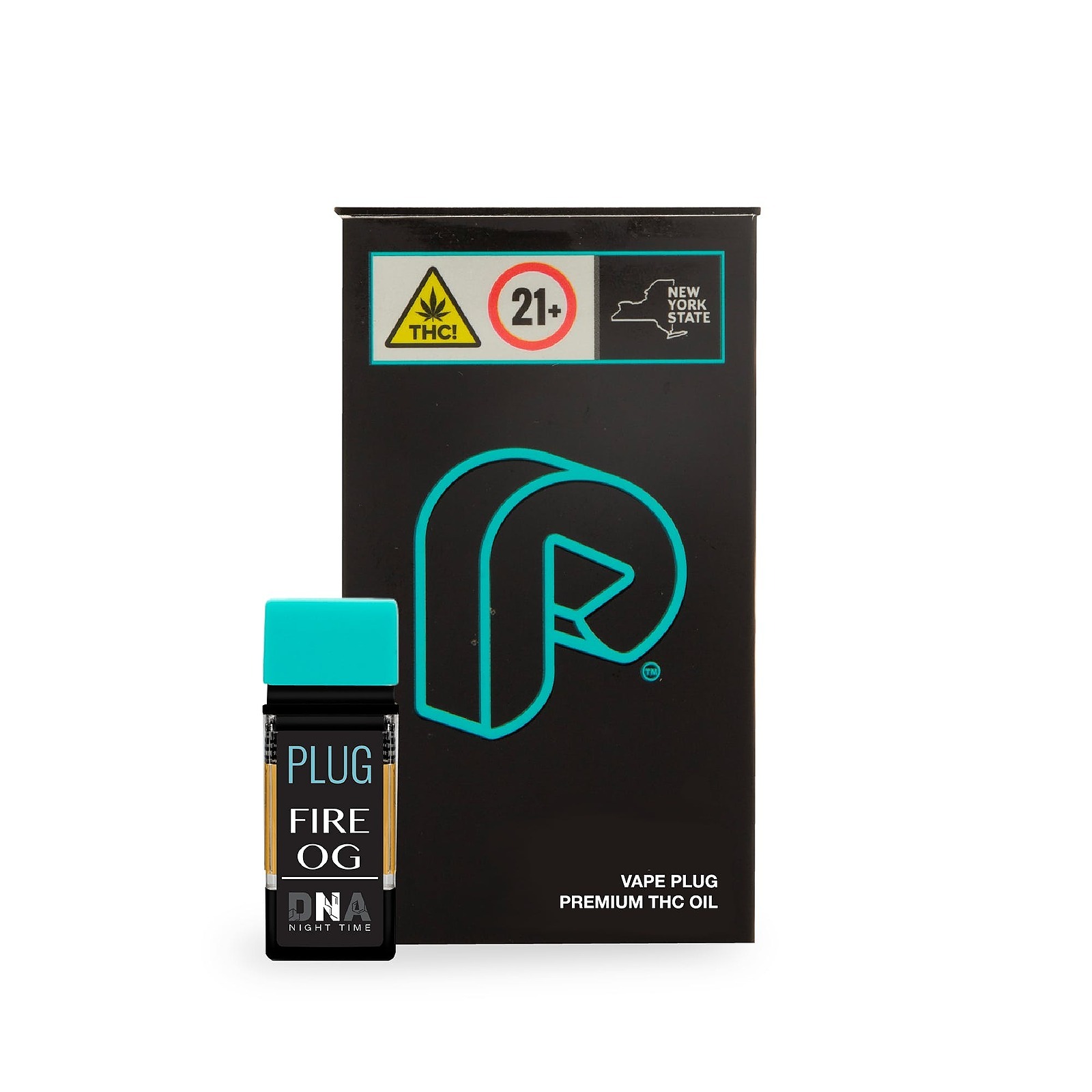 PLUGPLAY™: PLUGPLAY™ | PLUG™ Pod | DNA | New York | Fire OG | 1g | Leafly