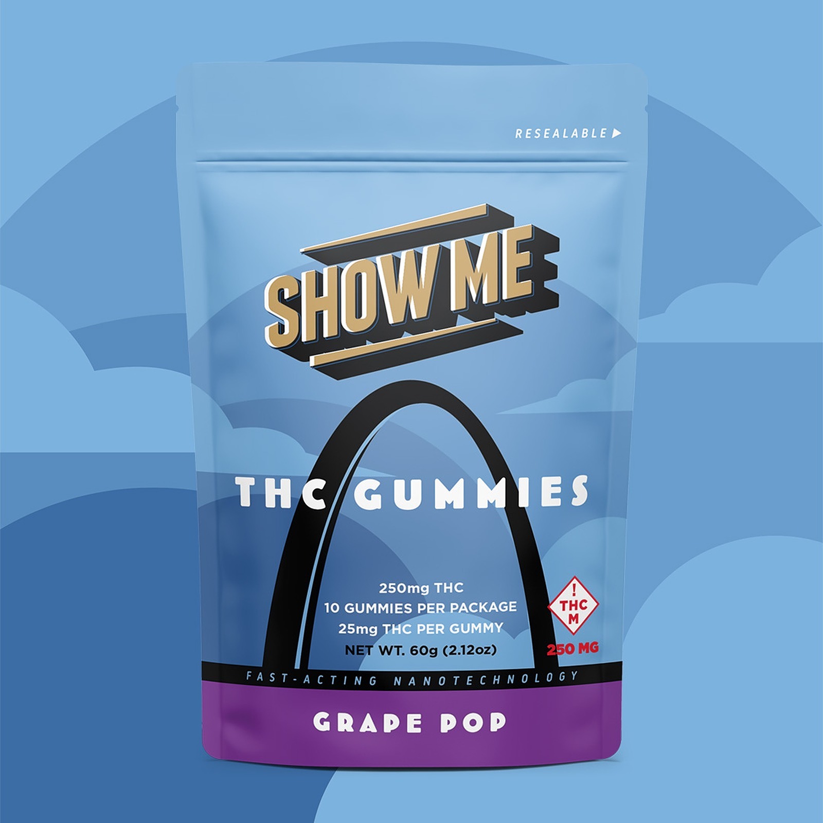 SHOW ME: Grape Pop | 250MG THC | Show Me | Leafly