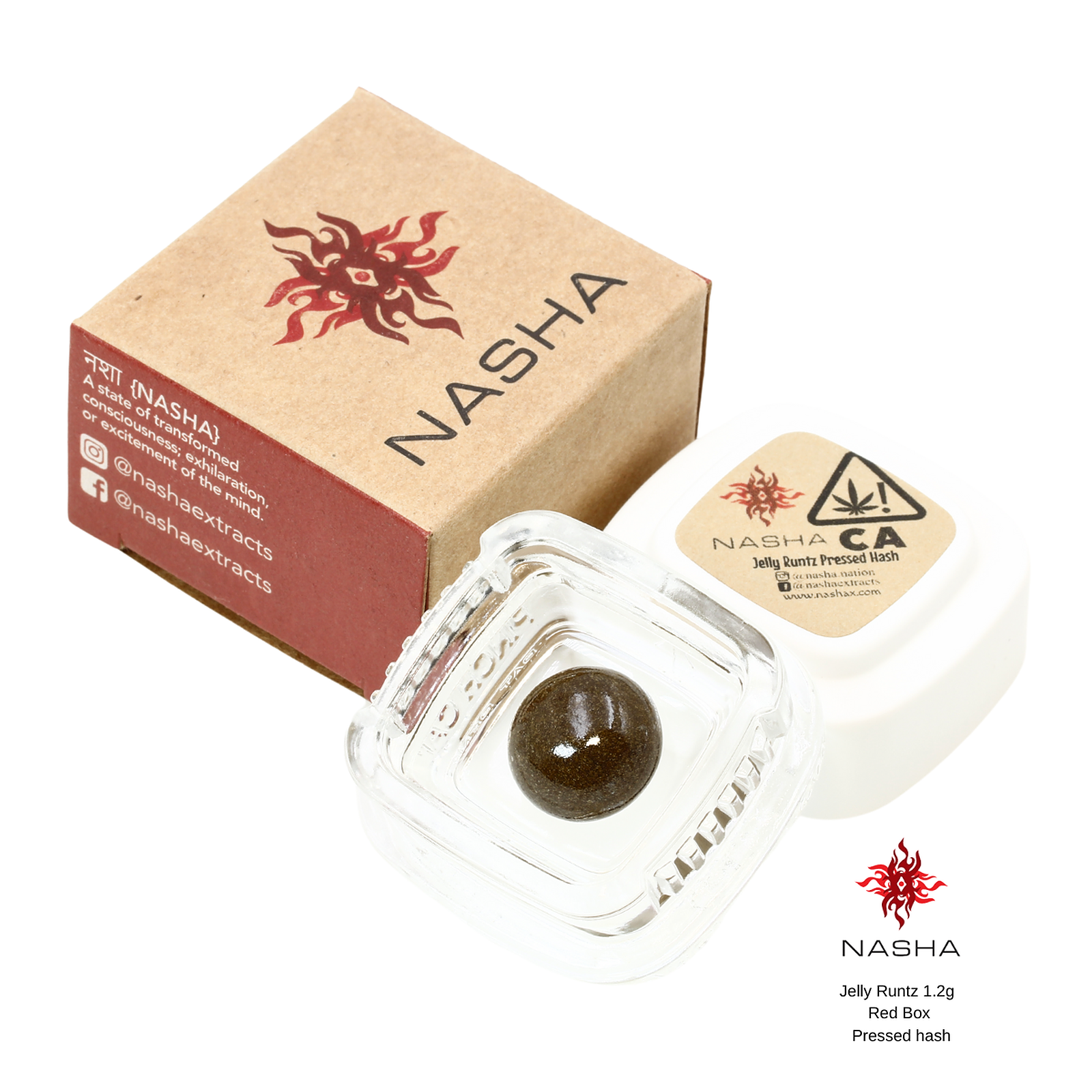 NASHA: Jelly Runtz 1.2g Red Pressed Hash | Leafly