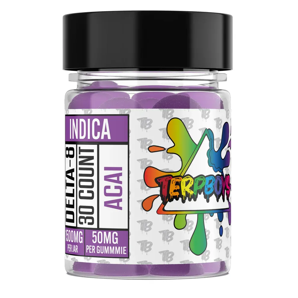 Terp Boys: 50MG Delta 8 Gummies Acai Indica | Leafly Terp Boys: 50MG Delta 8 Gummies Acai Indica | Leafly