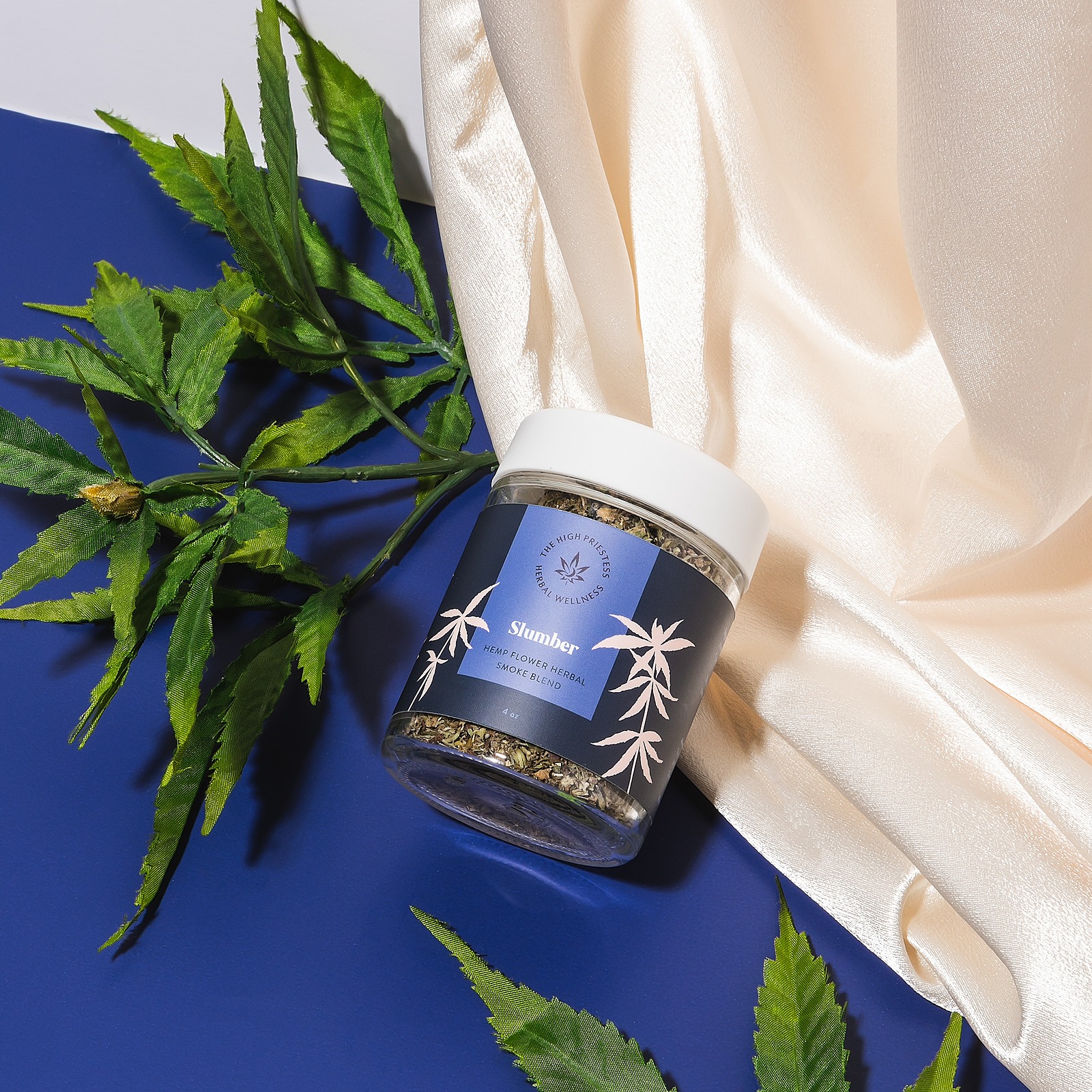 HIGH PRIESTESS: Slumber: Hemp Flower Herbal Smoke Blend | Leafly