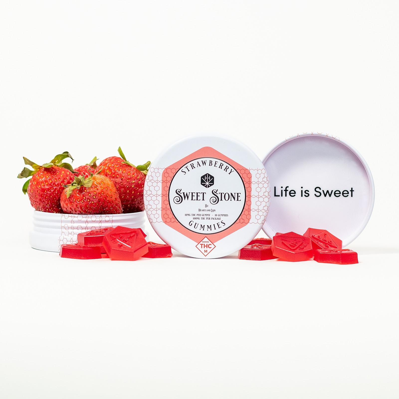 Sweet Stone: Strawberry Gummies | Leafly