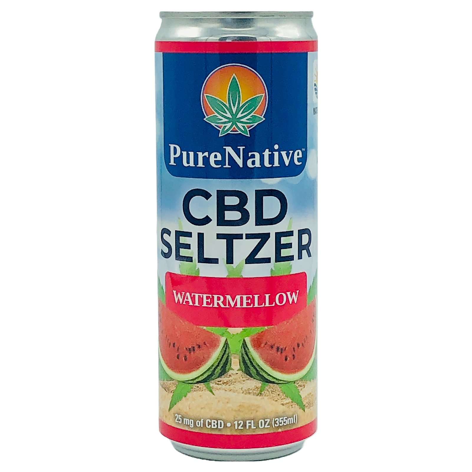 PureNative: Watermellow CBD Seltzer | Leafly