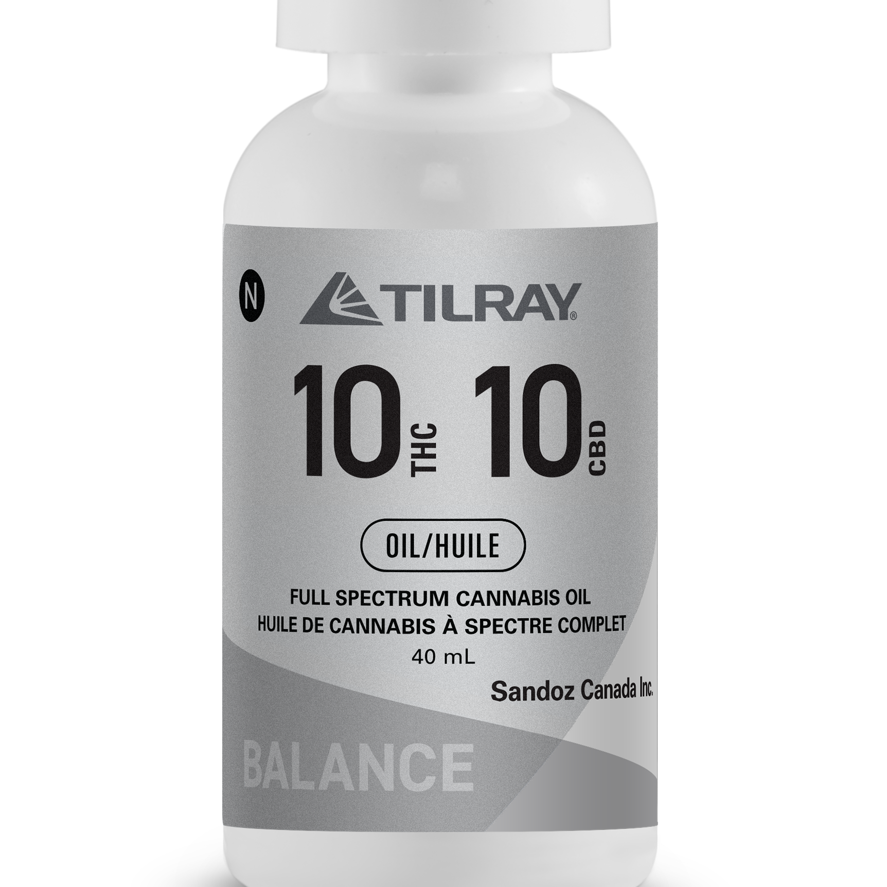 Tilray: Tilray 10:10 Balance Oil | Leafly