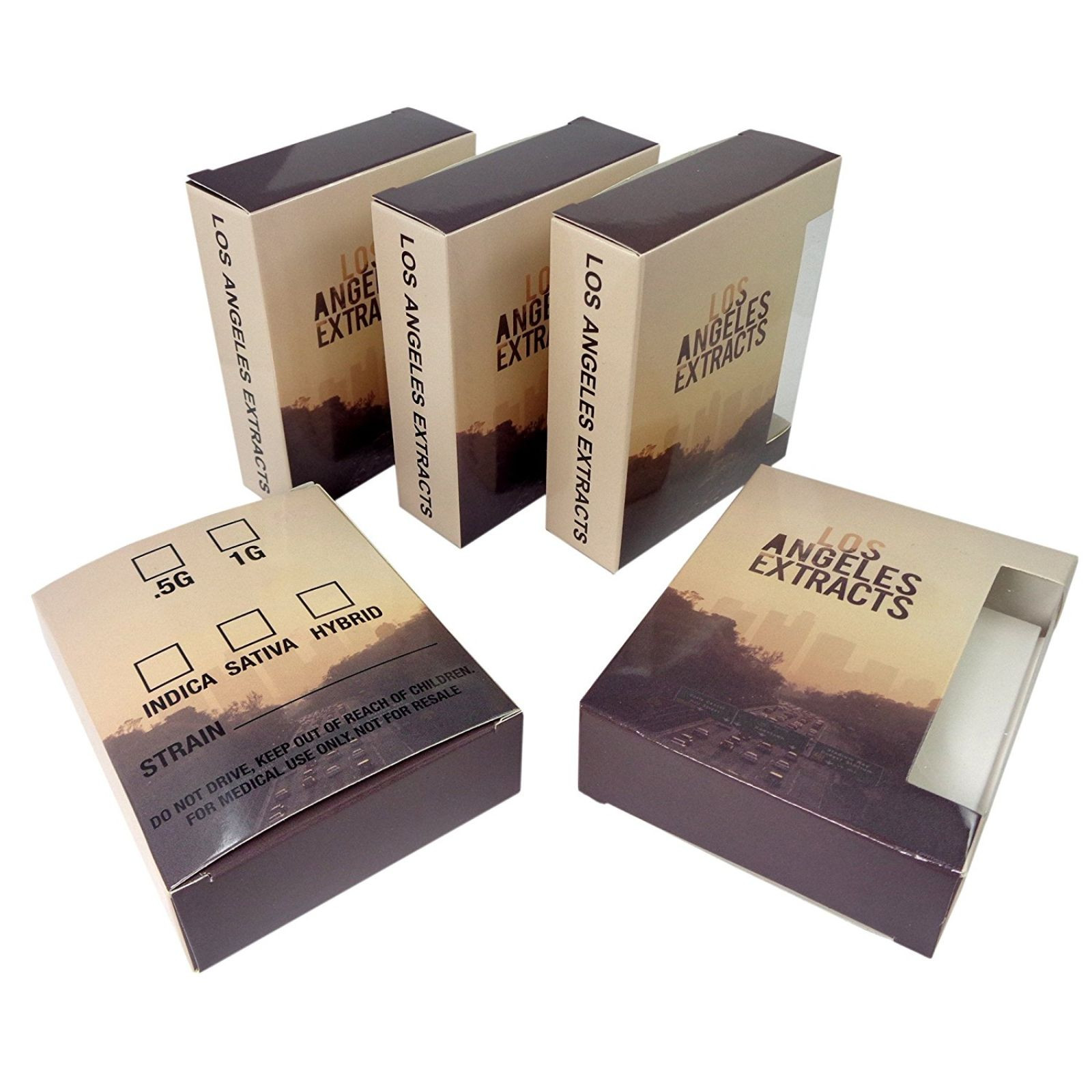 Shatter Labels: 25 Los Angeles Shatter Oil Empty Display Packaging ...