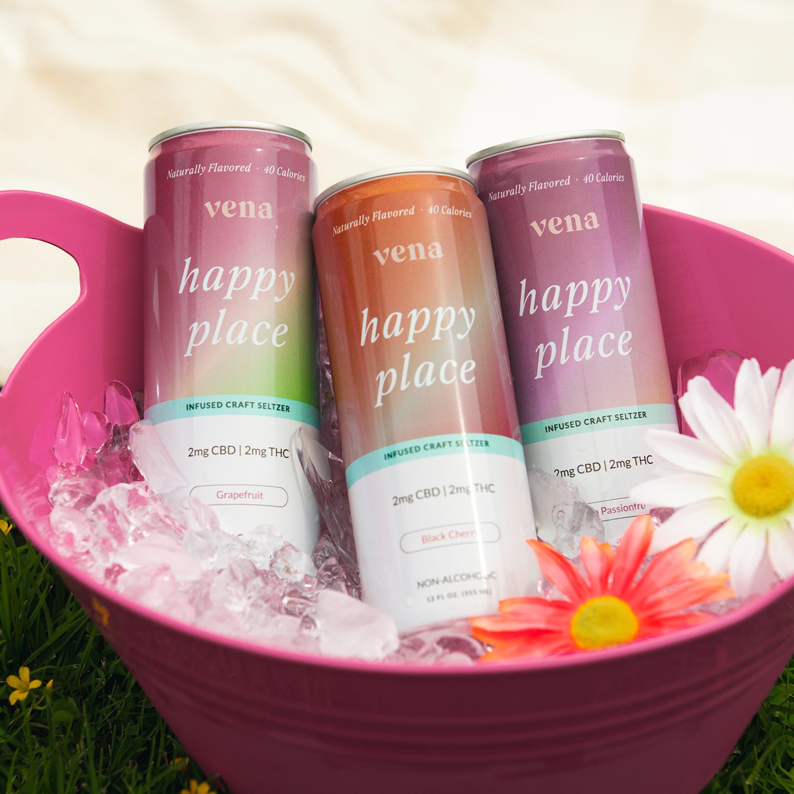 Vena | 25% off with LEAFLY25: Happy Place THC Seltzers | 25% off with ...