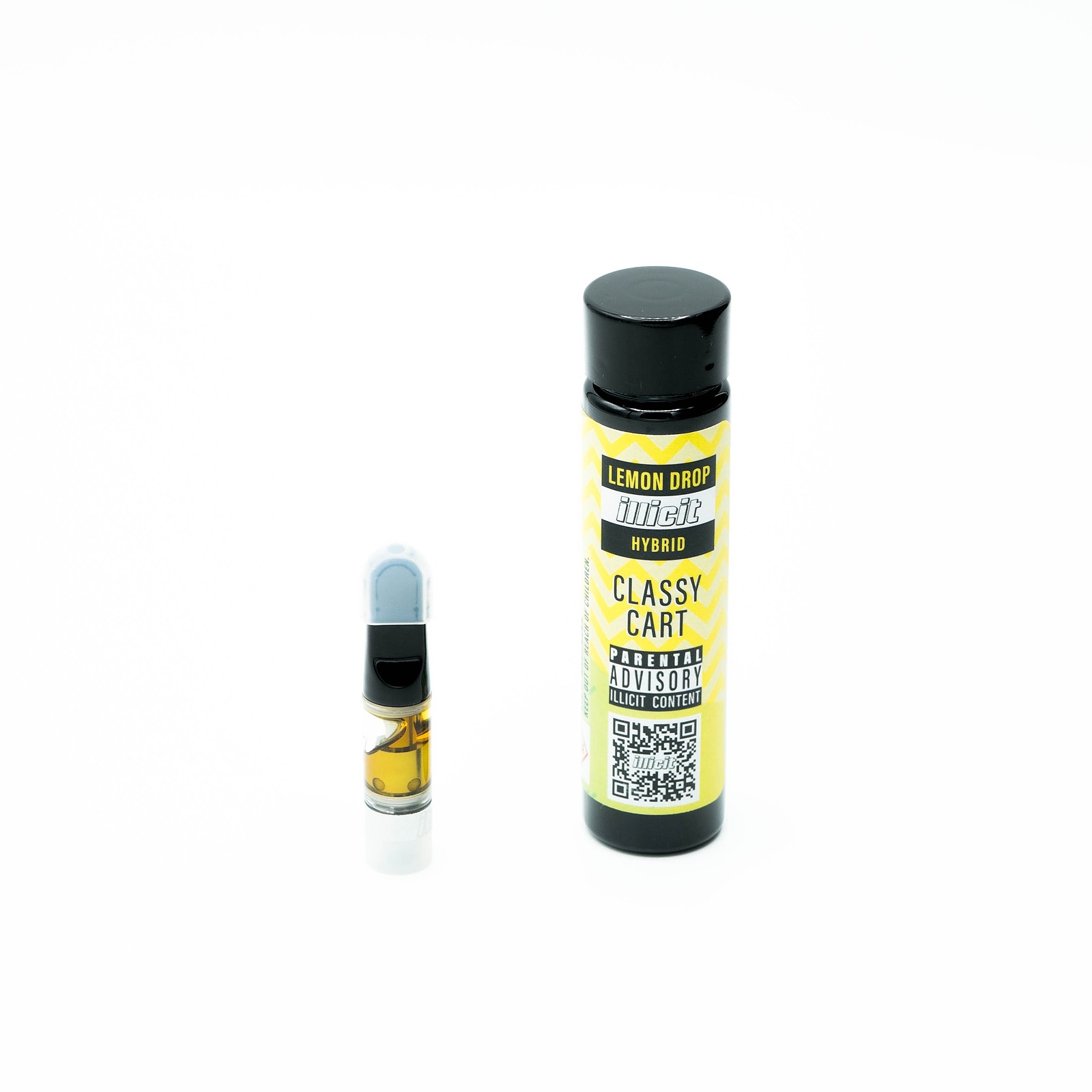 ILLICIT: Lemon Drop 0.5G Classy Cart (Sour) | Leafly