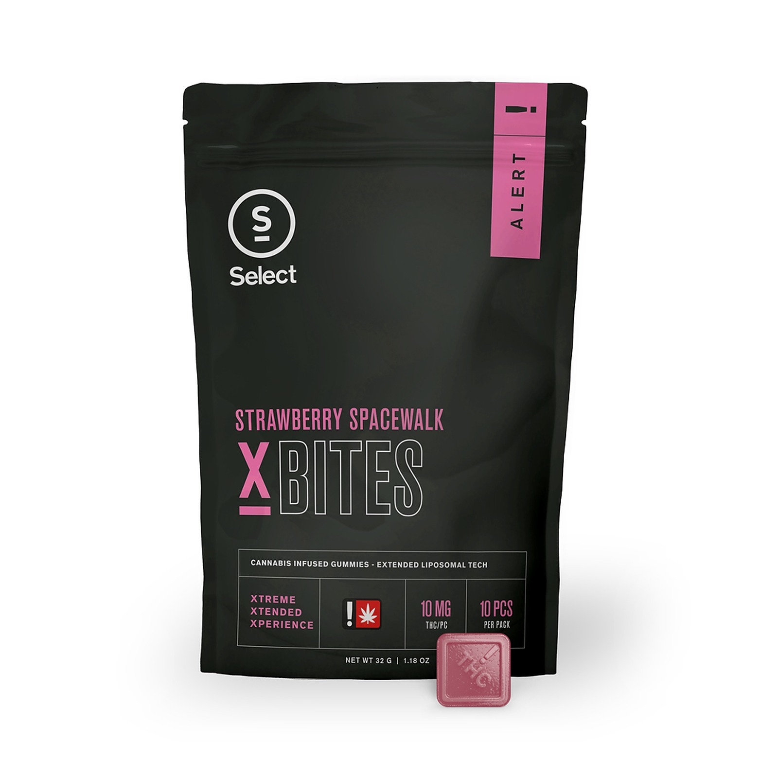 Select Oil: Select X Bites Strawberry Spacewalk - 100mg | Leafly