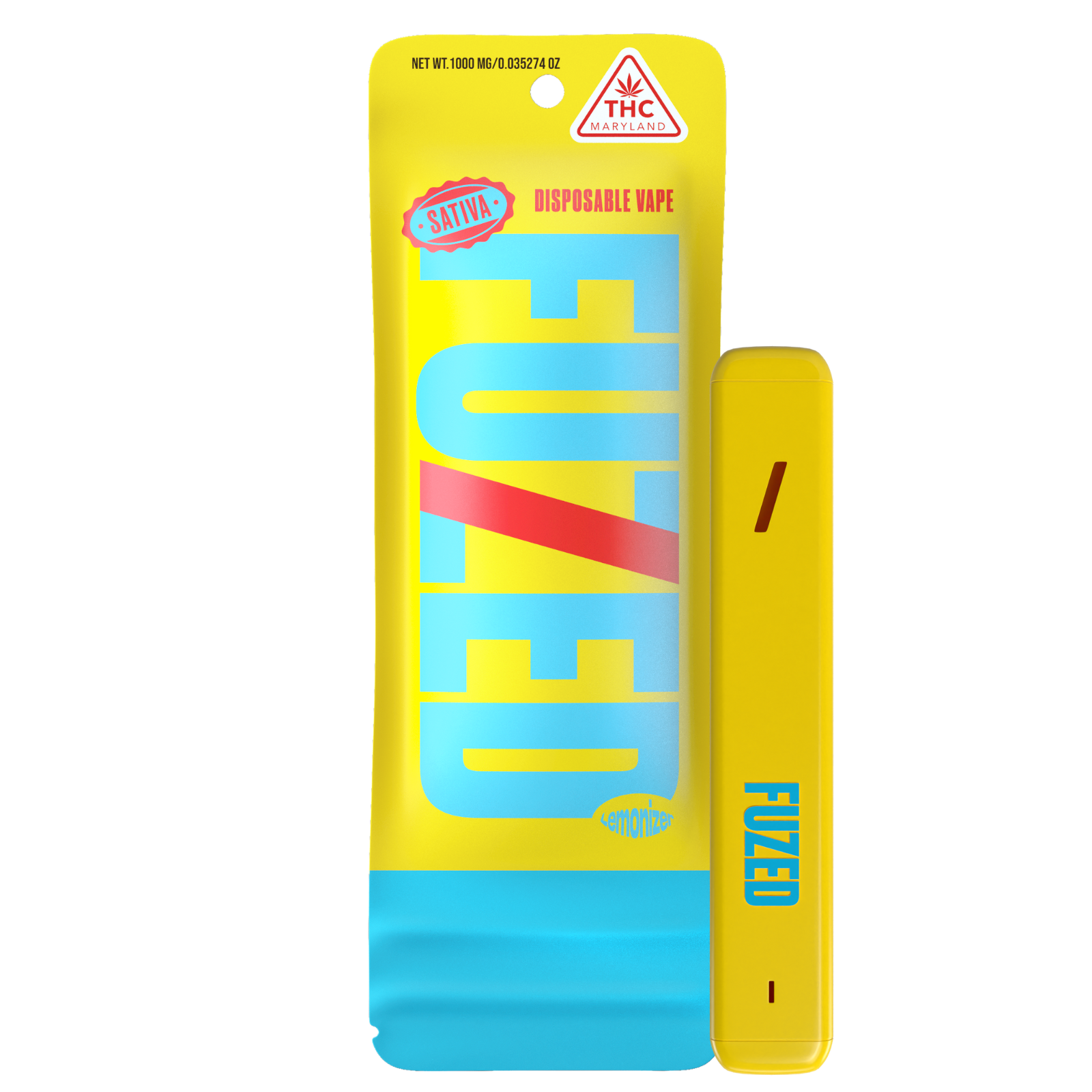 Curio Wellness: Fuzed: Lemonizer Disposable Vape [1g] | Leafly