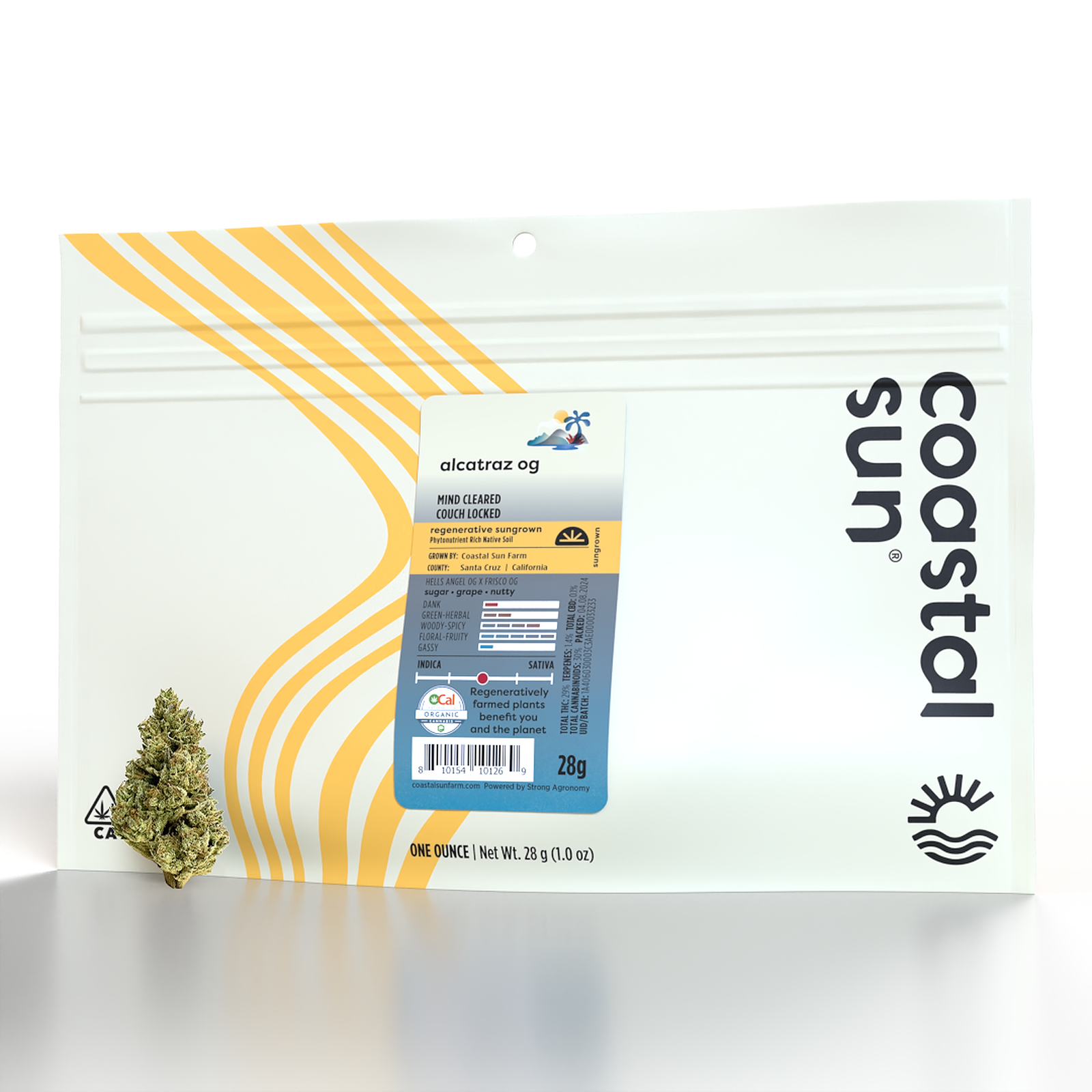 Coastal Sun Farm: Alcatraz OG Sungrown Flower | Leafly