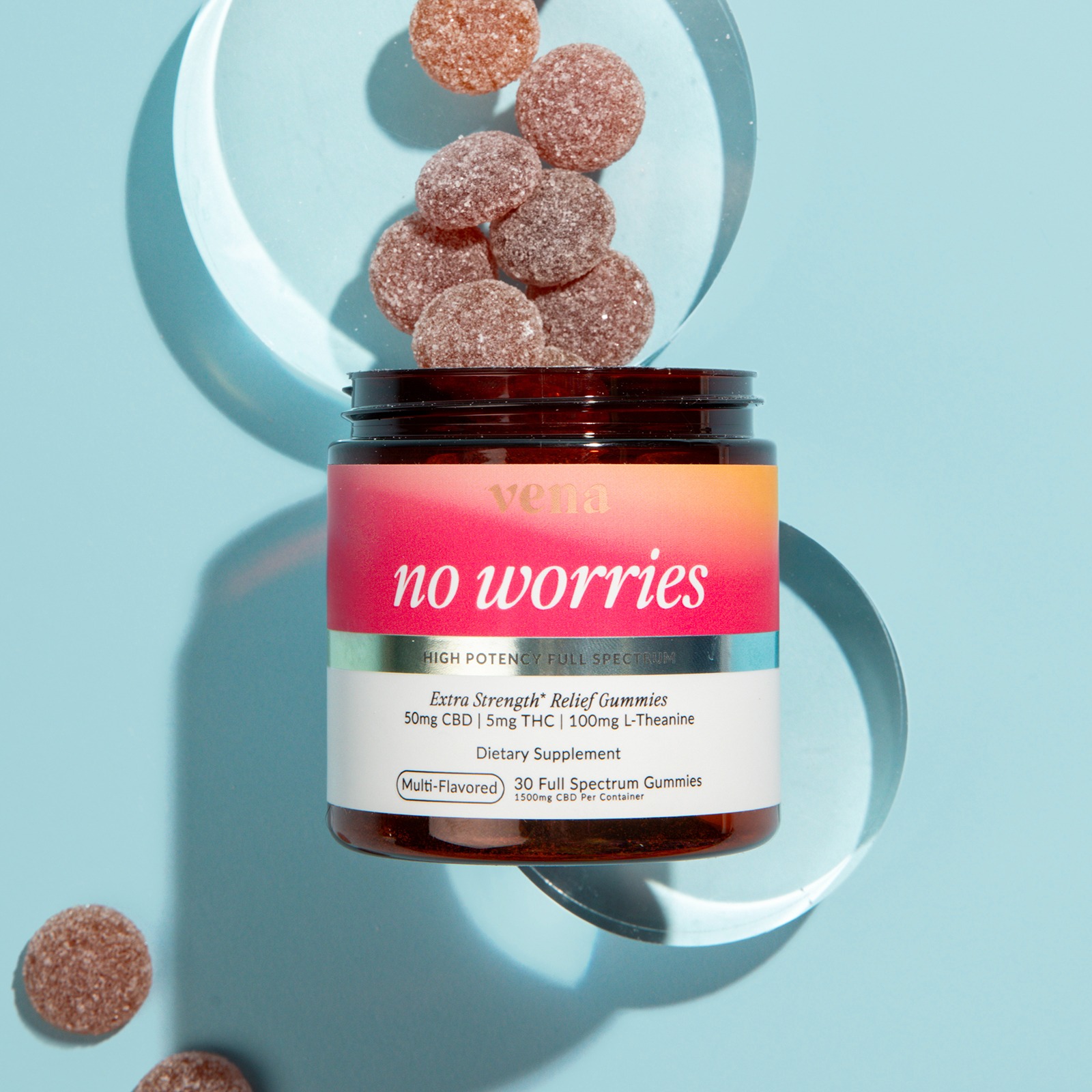 Vena | 25% off with LEAFLY25: No Worries 5mg THC Gummies | 25% off with ...