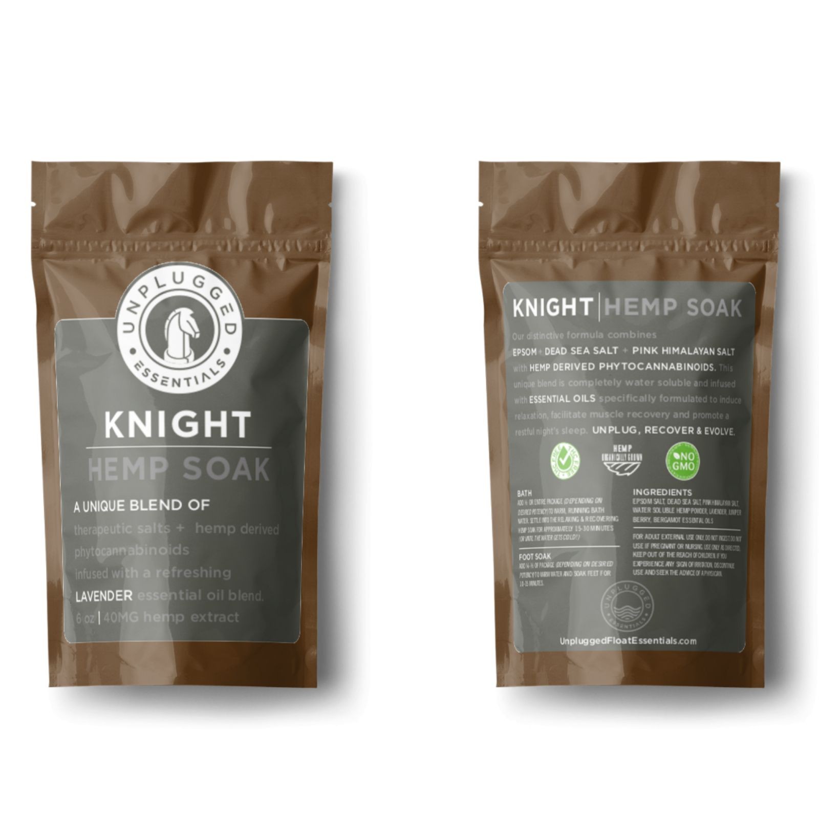 Hemp infused bath products: Knight Original Soak | Leafly