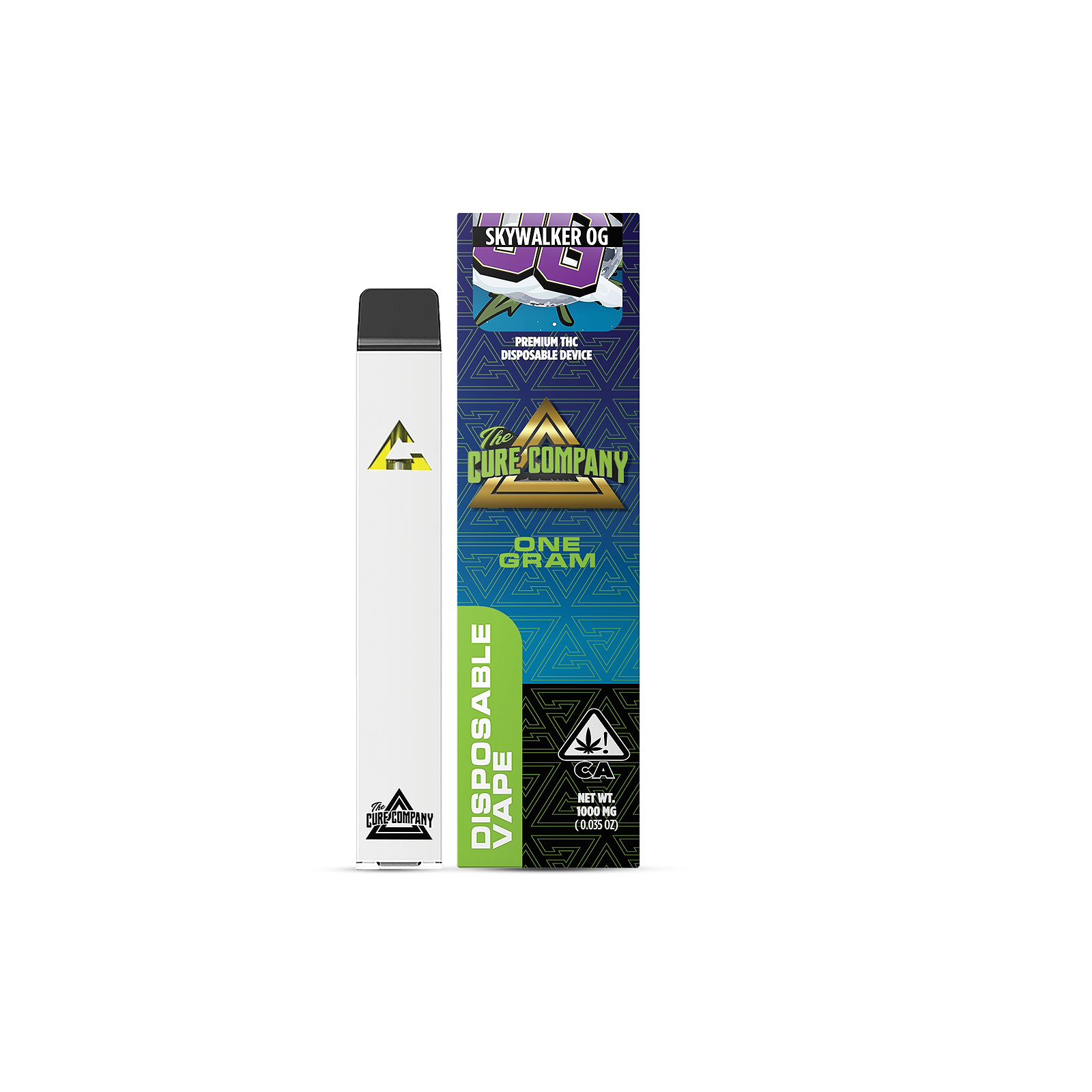 The Cure Company: Skywalker OG| 1g Vape Disposable | Leafly
